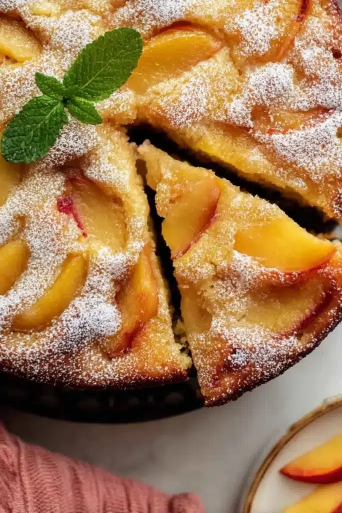 Fresh Peach Cake – Easy & Flavorful Summer Treat - ZazaCook