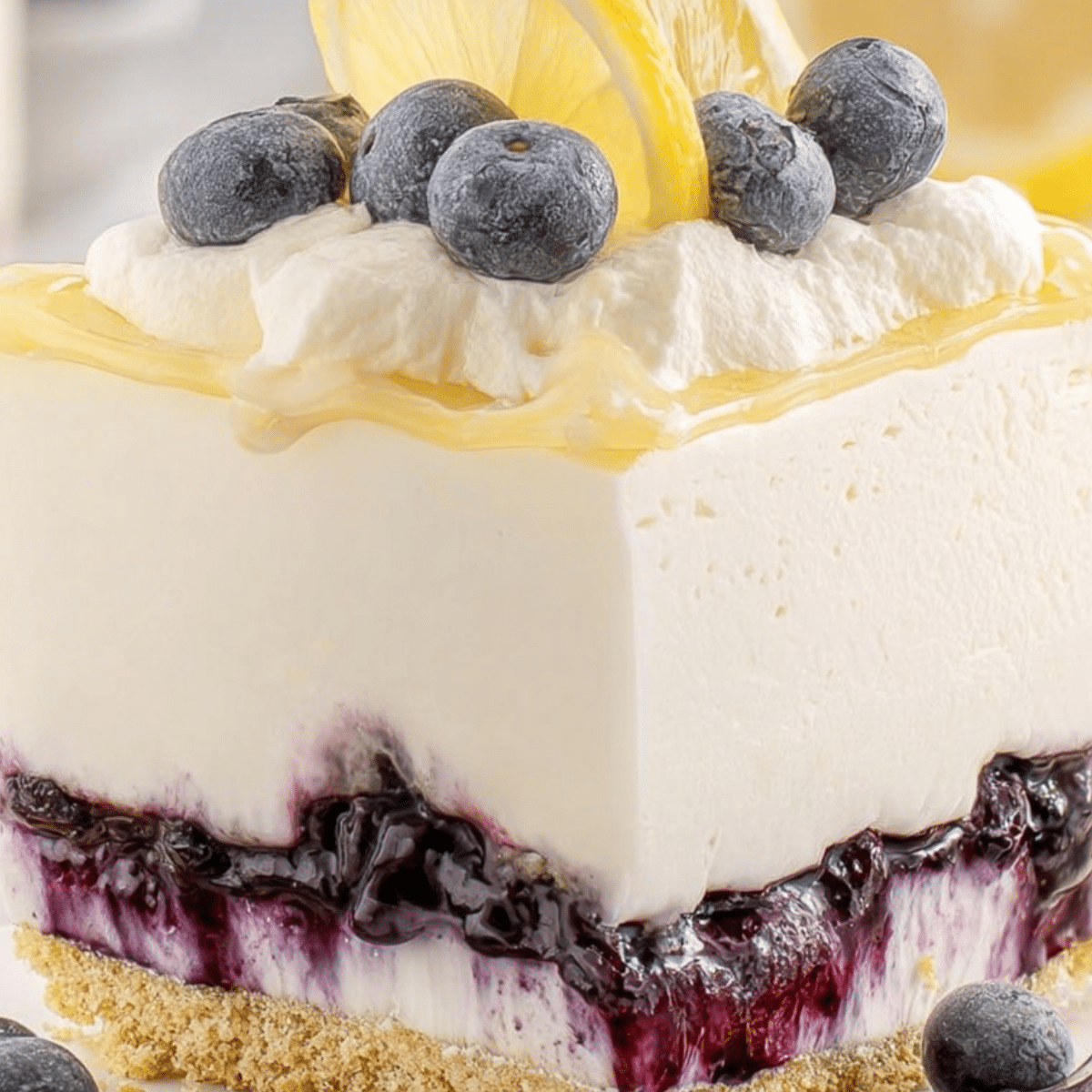 Lemon Blueberry Delight – Easy No-Bake Treat - ZazaCook