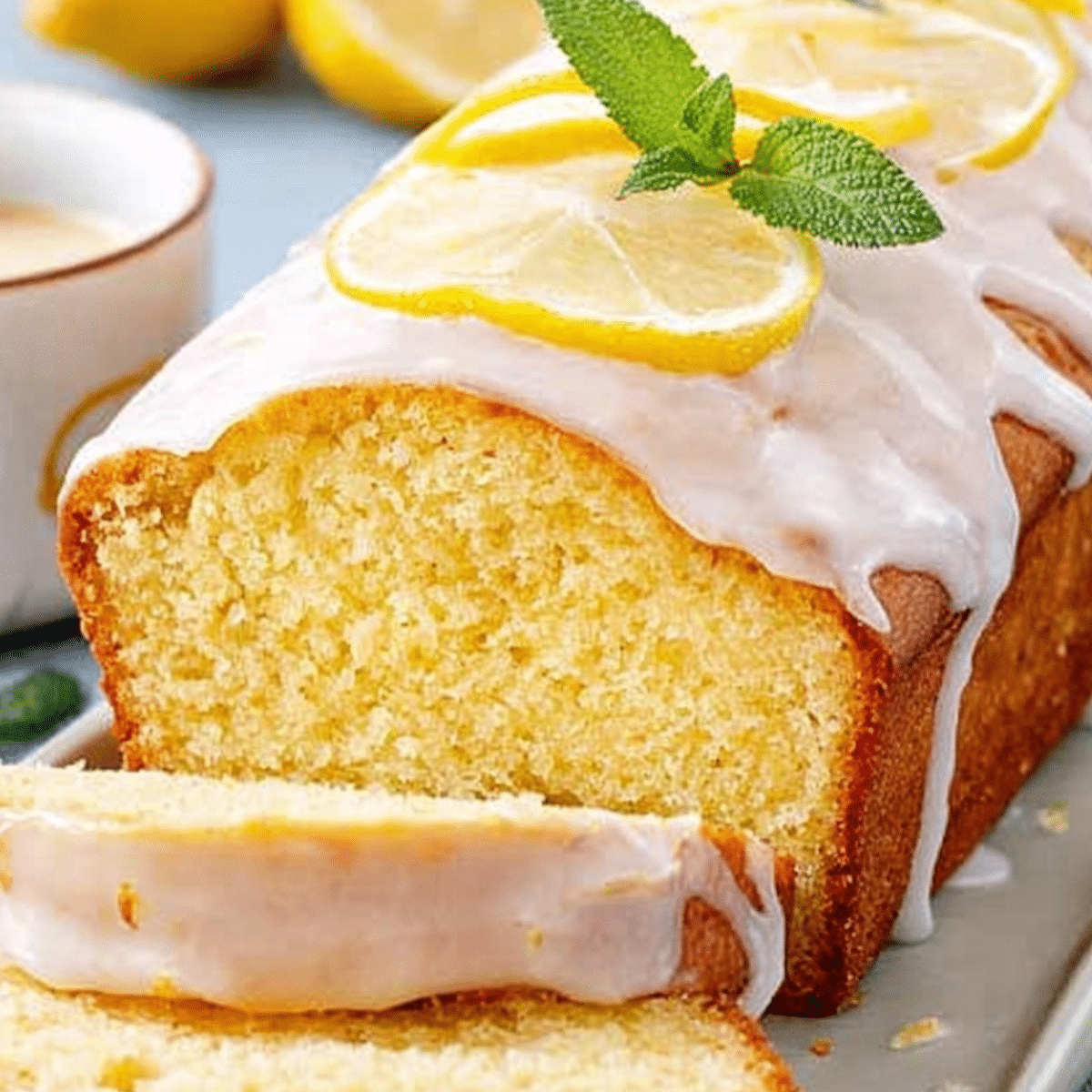 Easy Lemon Loaf Cake with Lemon Glaze - 10-Minute Prep Recipe - ZazaCook