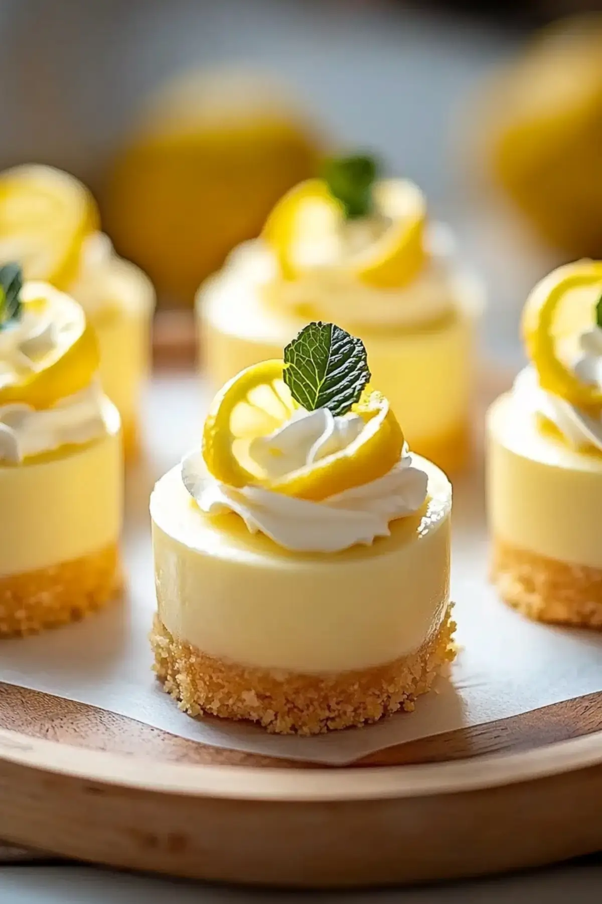 Mini Lemon Cheesecakes – Easy Recipe for a Tangy Treat - ZazaCook