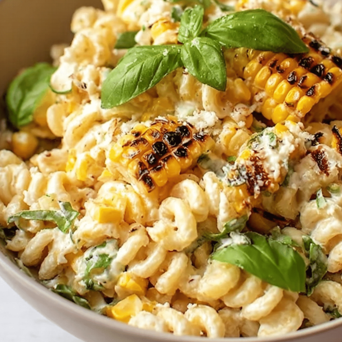 Creamy Street Corn Pasta Salad – Easy & Flavorful Recipe - ZazaCook