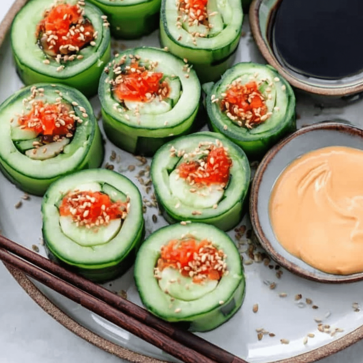 Cucumber Sushi – Easy & Fun Recipe - ZazaCook