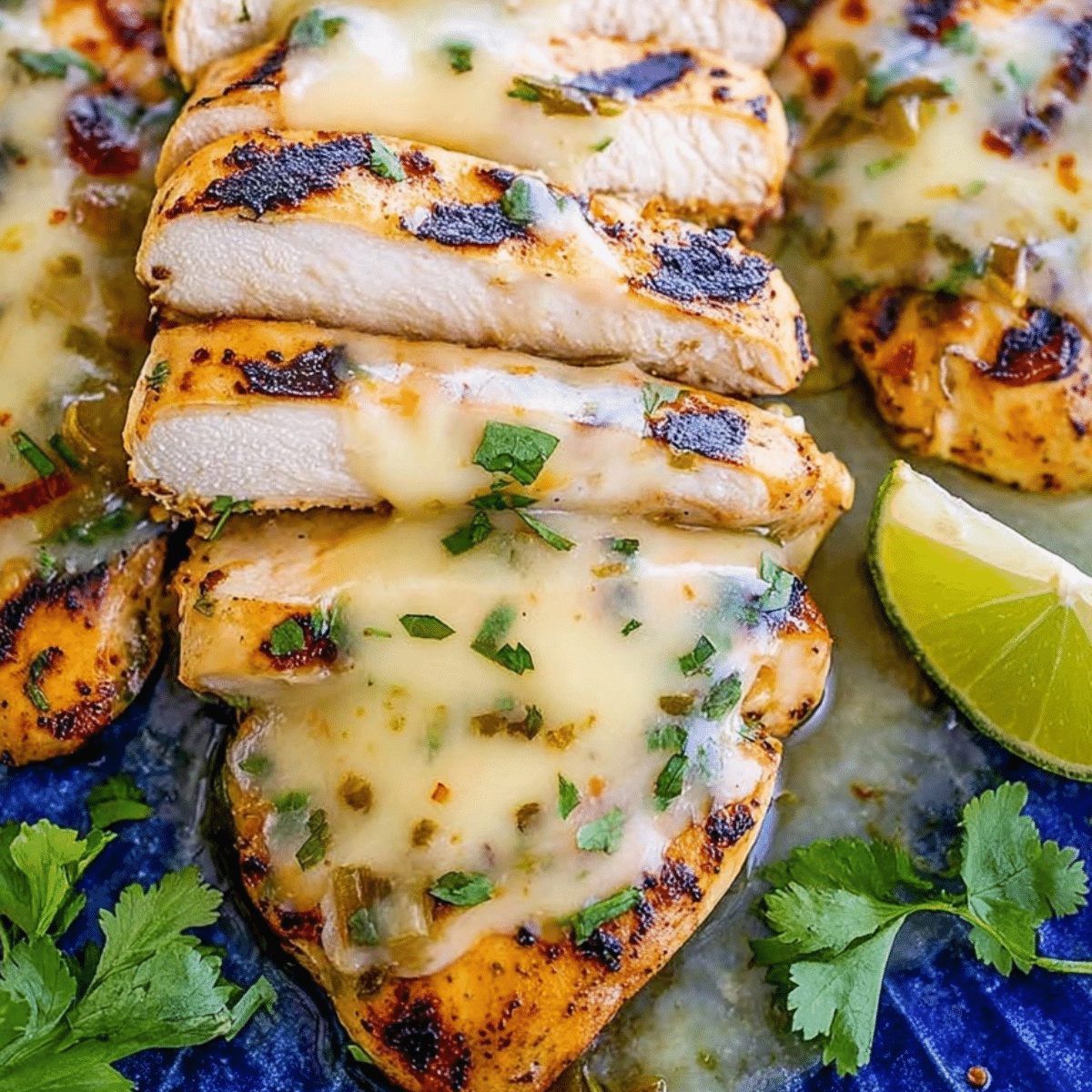 Grilled Salsa Verde Pepper Jack Chicken – Easy & Juicy Recipe - ZazaCook