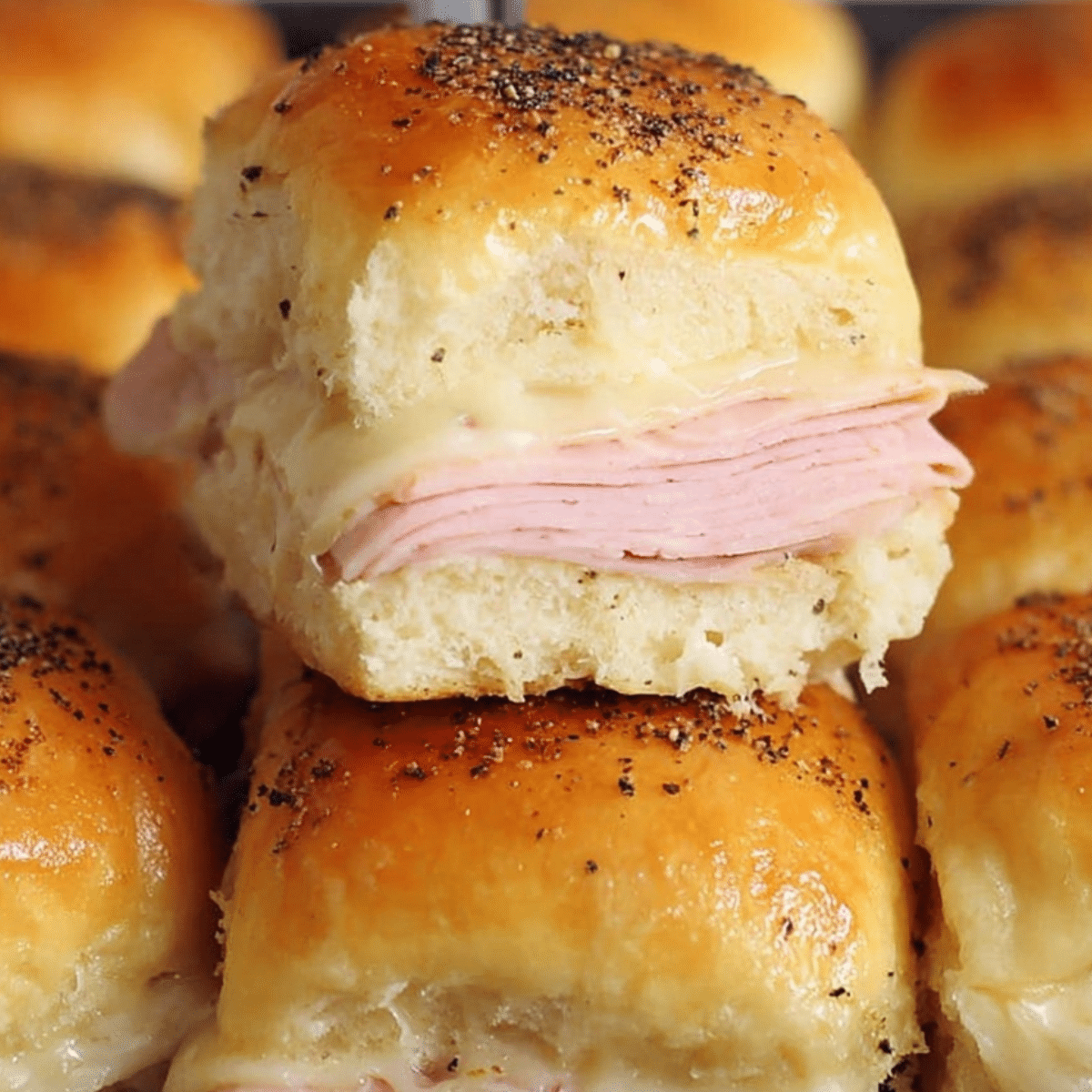 Ham and Havarti Cheese Sliders – Best Baked Snack - ZazaCook
