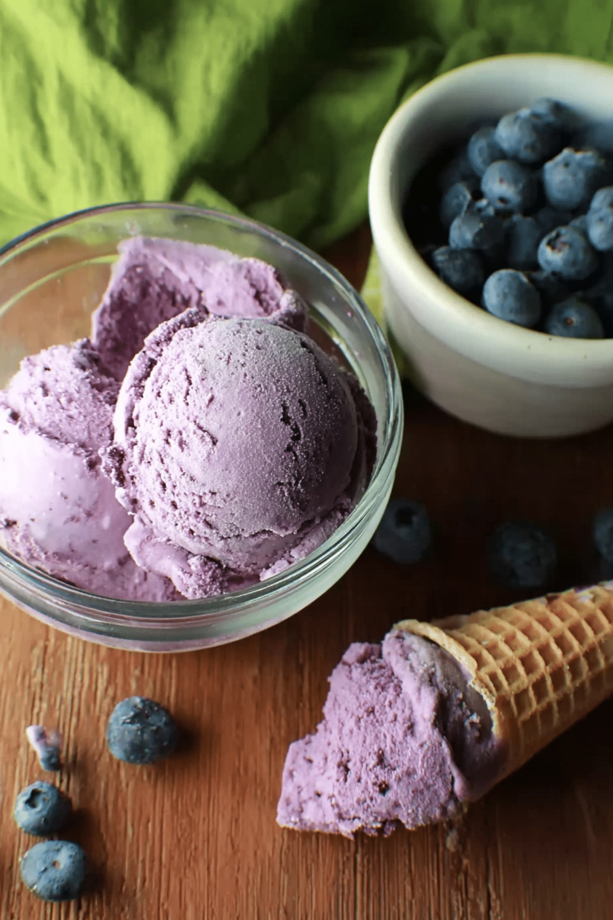 Homemade Blueberry Ice Cream – Easy 5-Ingredient Treat - ZazaCook