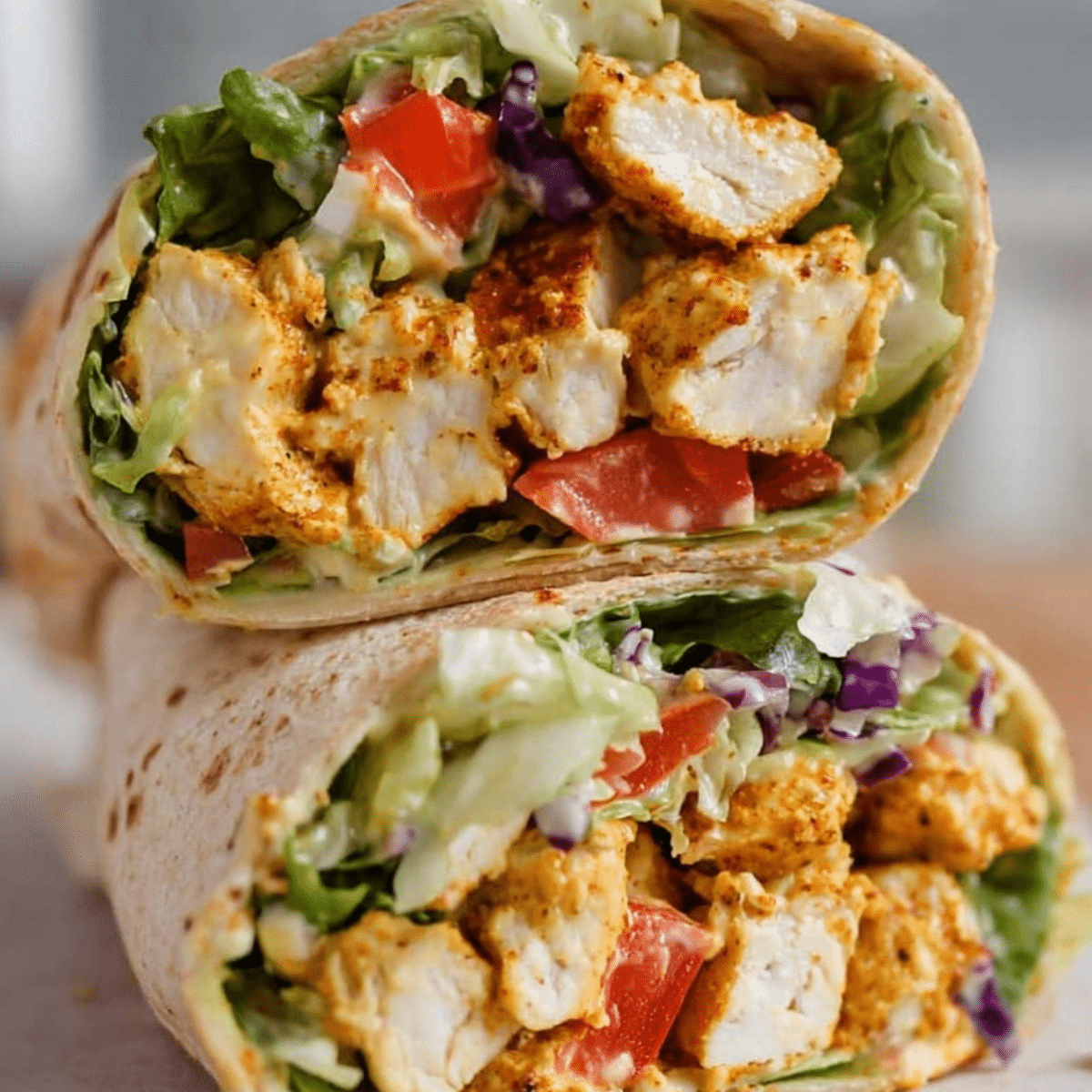 Honey Mustard Chicken Wraps – Easy 30-Min Meal - ZazaCook
