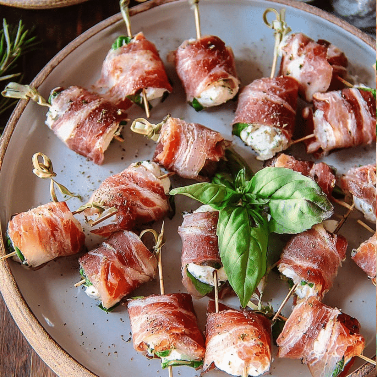 Prosciutto Wrapped Mozzarella Bites – Easy 4-Ingredient Appetizer ...