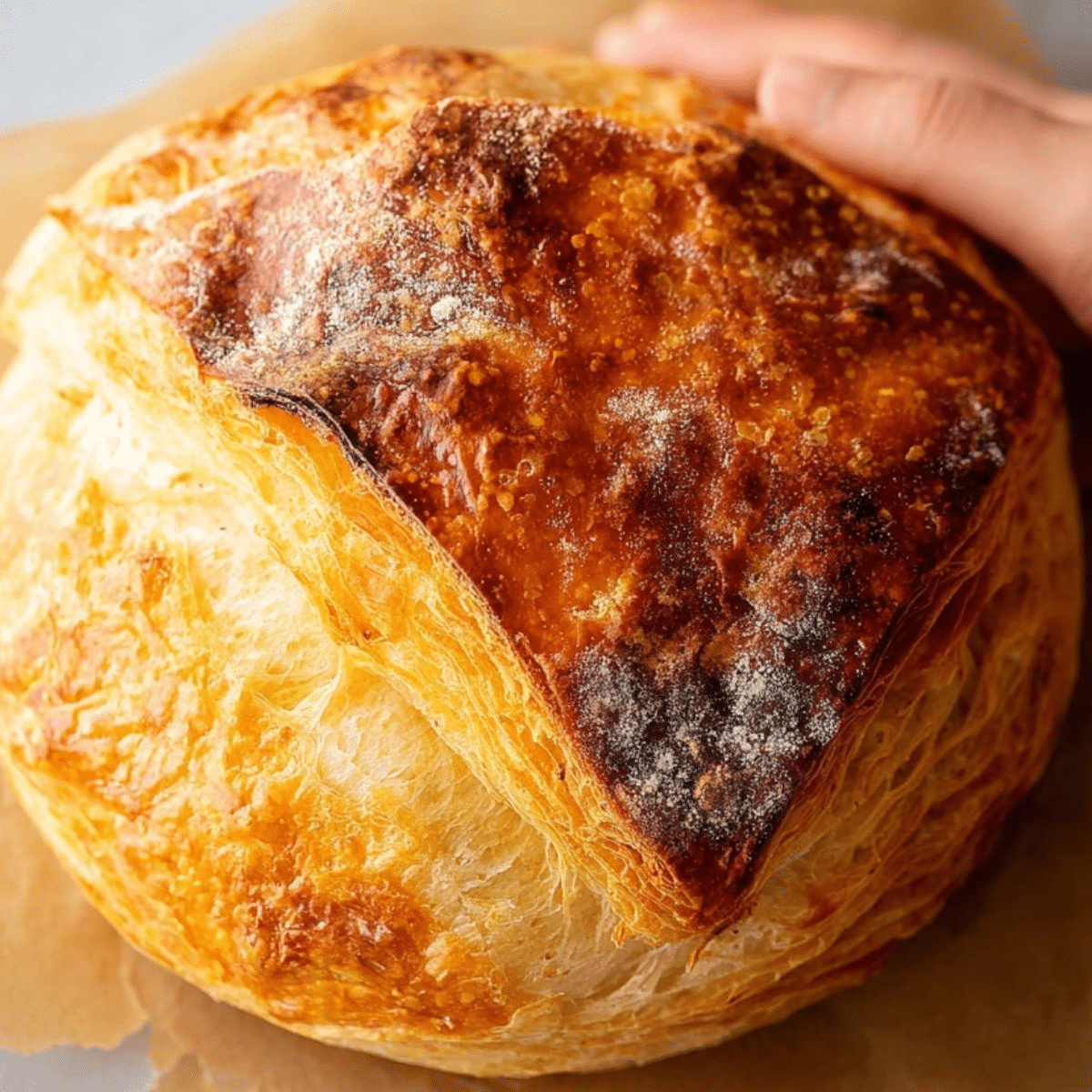 Sourdough Croissant Bread – Easy Recipe for Flaky Layers - ZazaCook