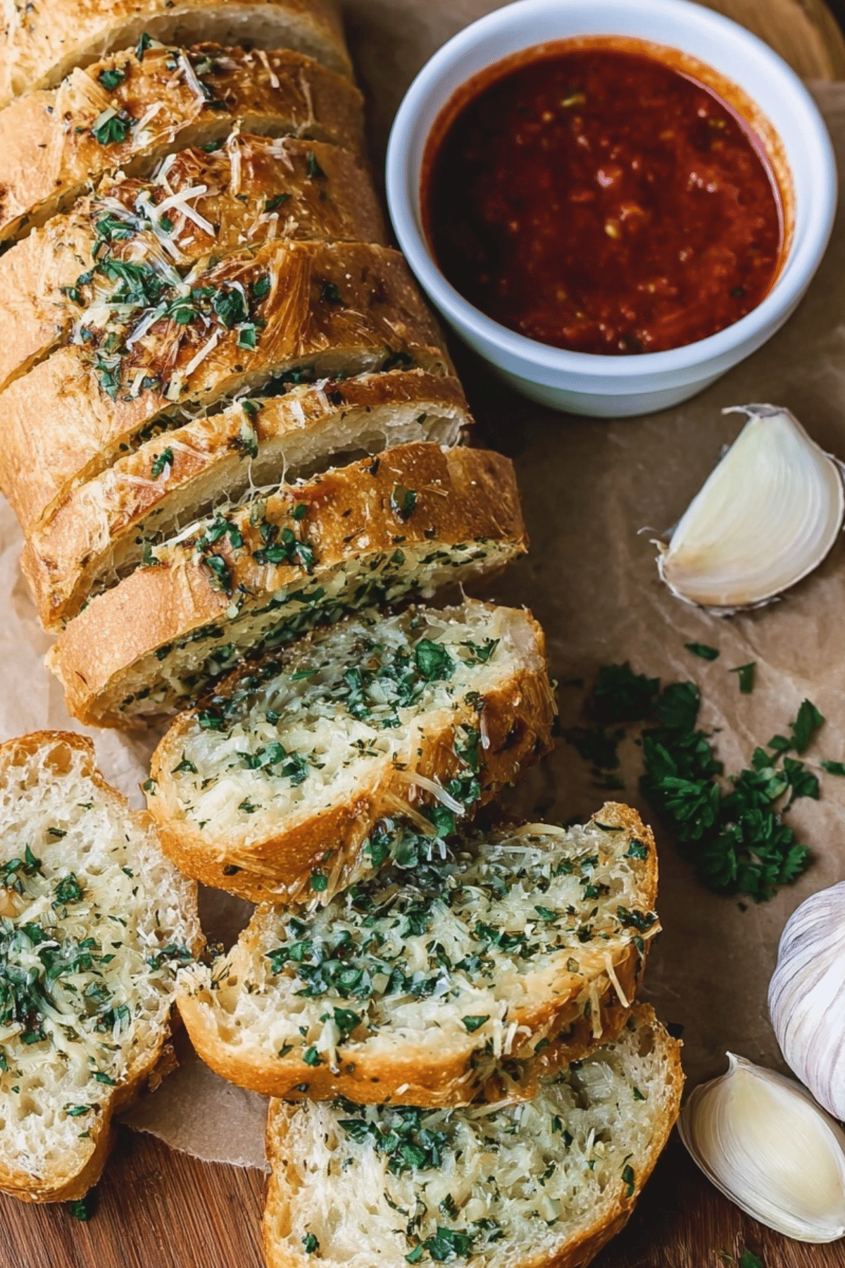 Sourdough Garlic Bread Recipe – Easy & Cheesy (5 Ingredients) - ZazaCook