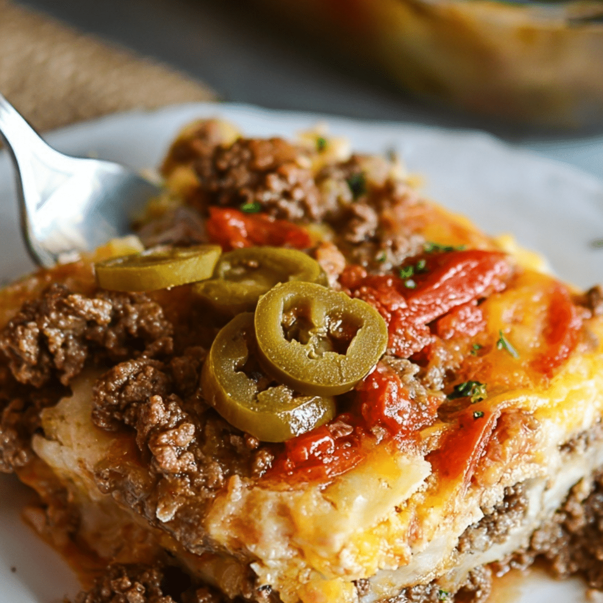 Southern Five Layer Beef Casserole – Best 5-Layer Meal - ZazaCook