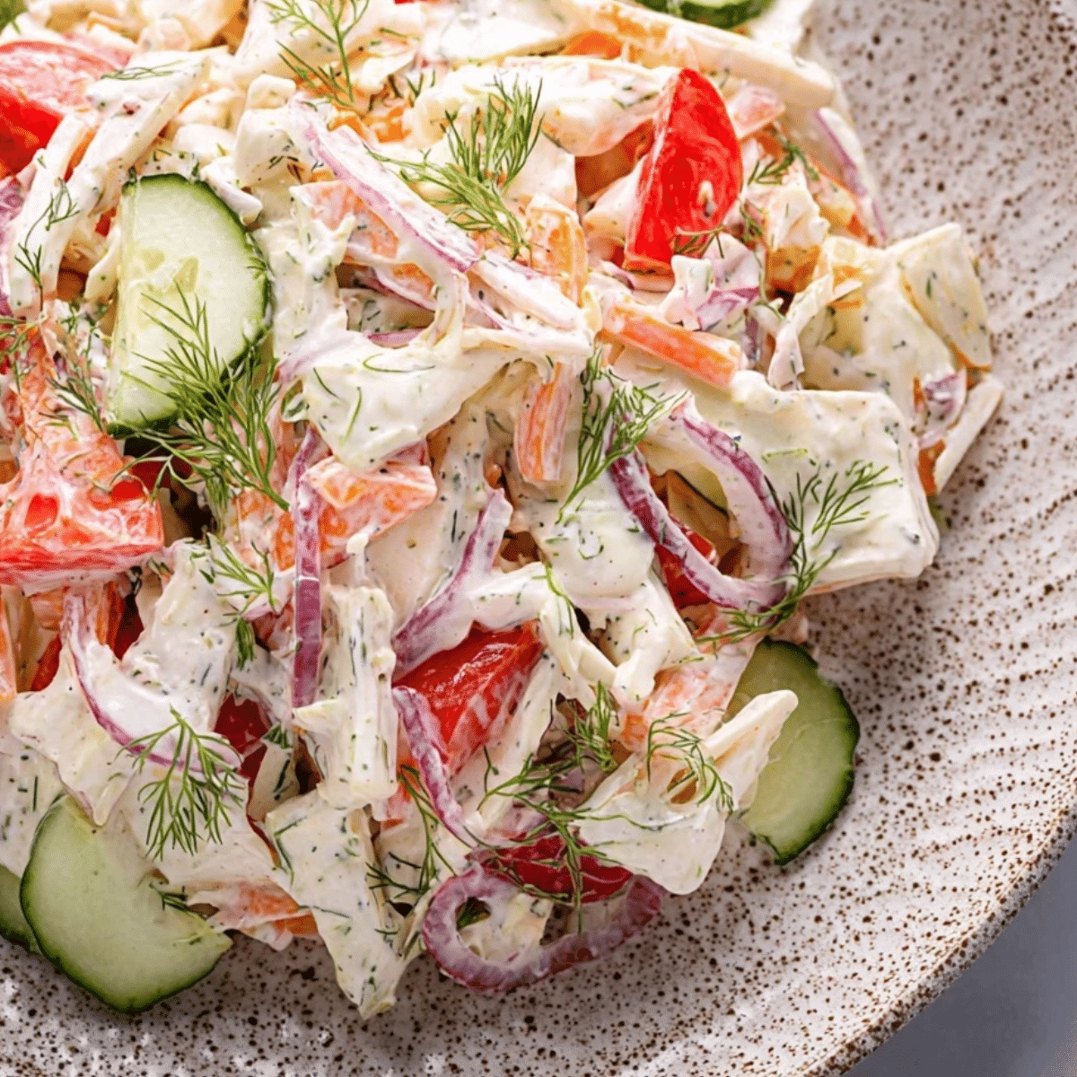 Surimi Salad: Quick & Easy Seafood Salad Recipe - ZazaCook