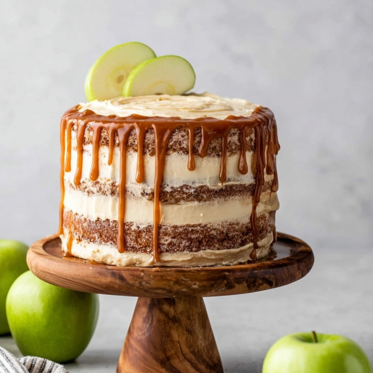 Apple Pie Layer Cake – Easy Fall Recipe - ZazaCook