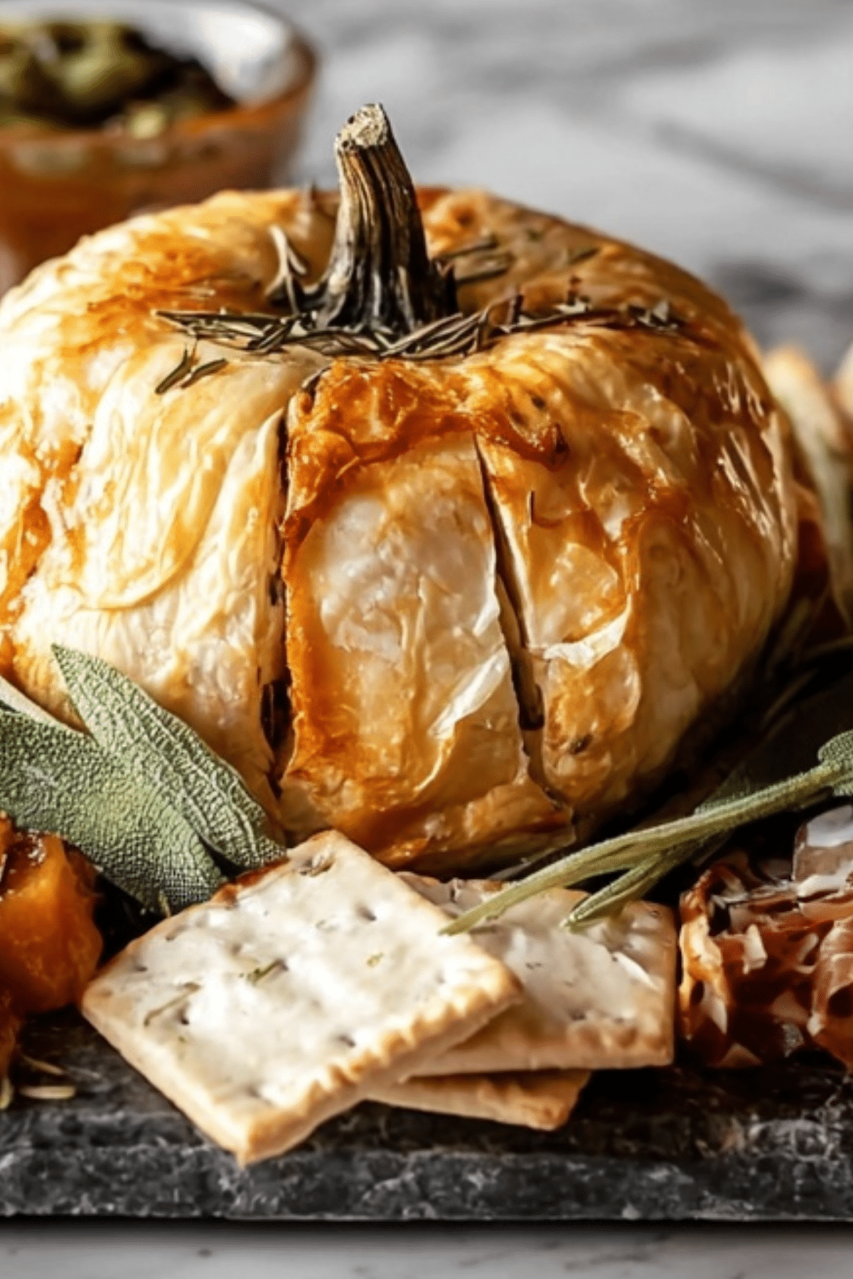 Brie Pumpkin with Spiced Maple Pumpkin Butter: Easy & Delicious - ZazaCook