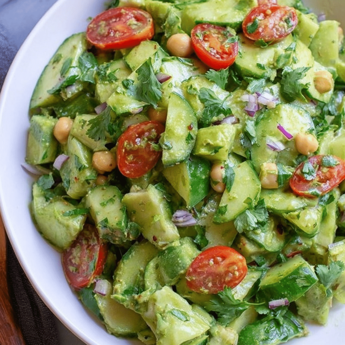 Cilantro Lime Cucumber Salad: Refreshing and Easy - ZazaCook