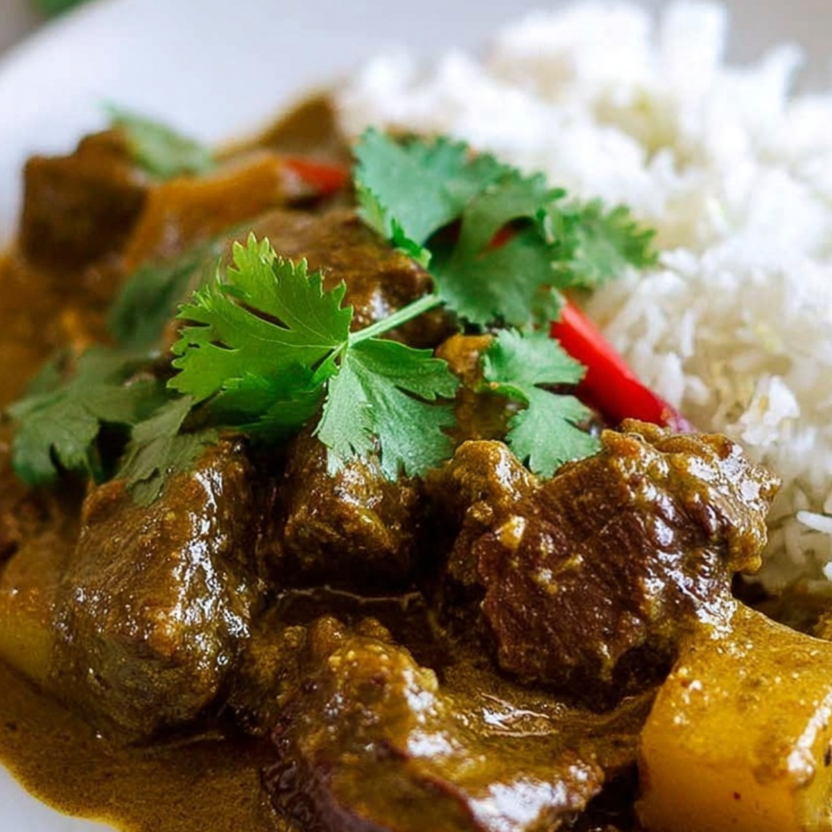 Coconut Beef Curry: Easy Comforting Recipe - ZazaCook