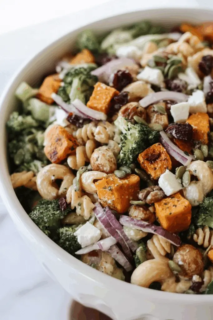 Fall Harvest Pasta Salad – Easy Fall Recipe - ZazaCook