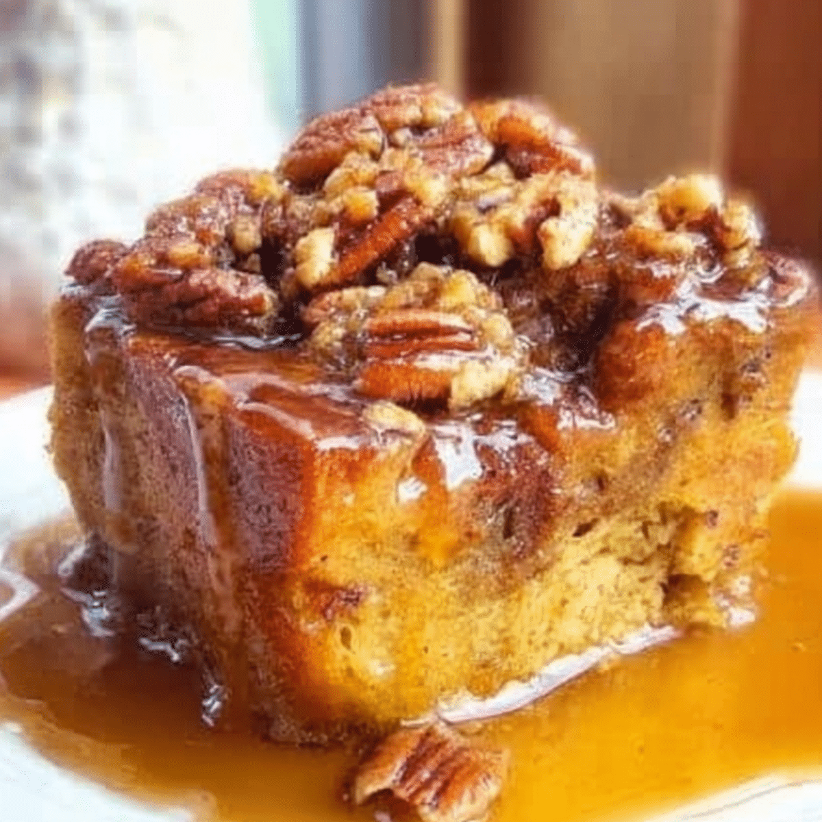 Pumpkin Praline Bread Pudding Easy Recipe - ZazaCook