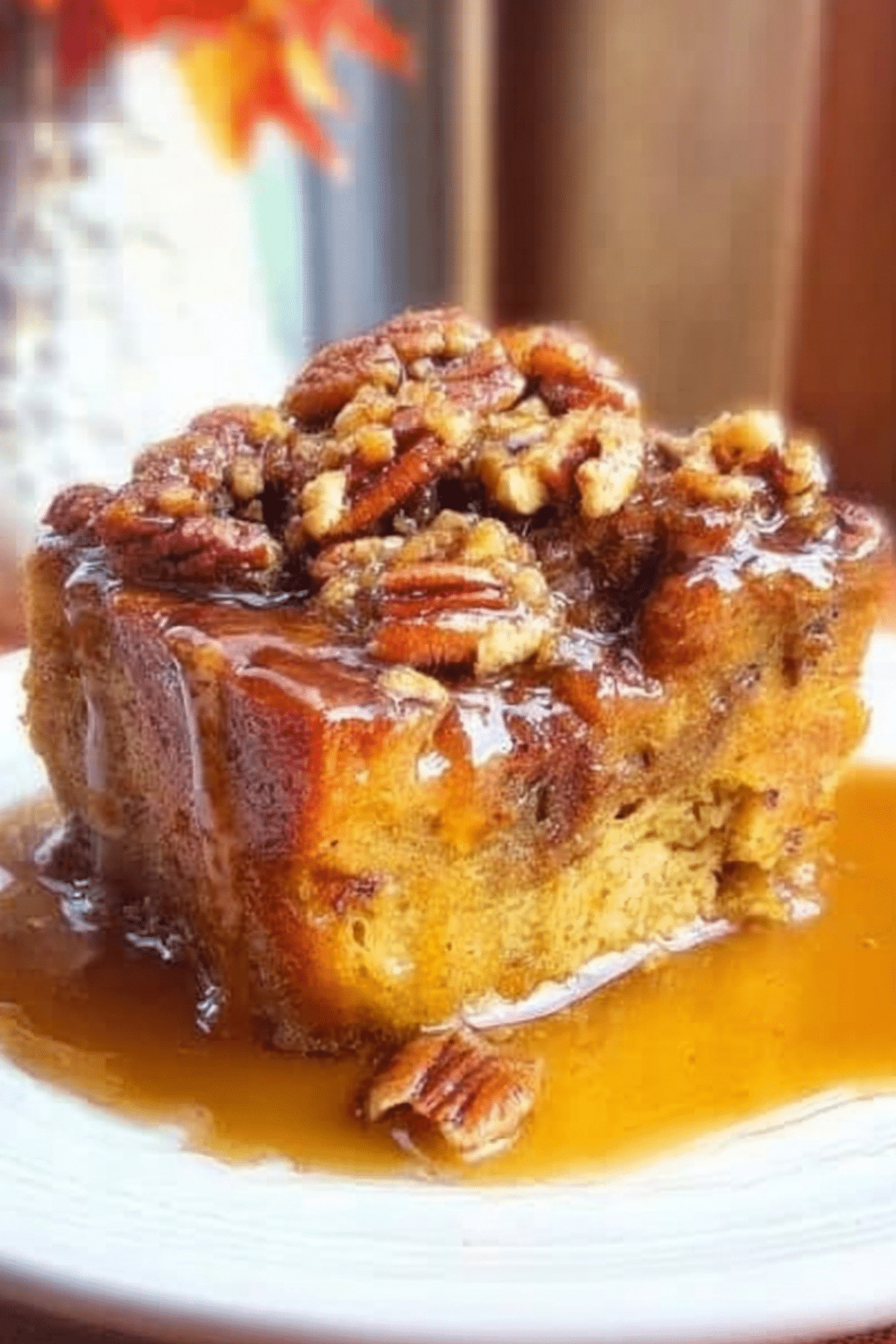 Pumpkin Praline Bread Pudding Easy Recipe - ZazaCook