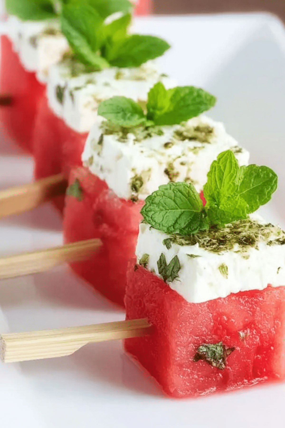 Watermelon Feta Skewers: Easy Summer Recipe - ZazaCook