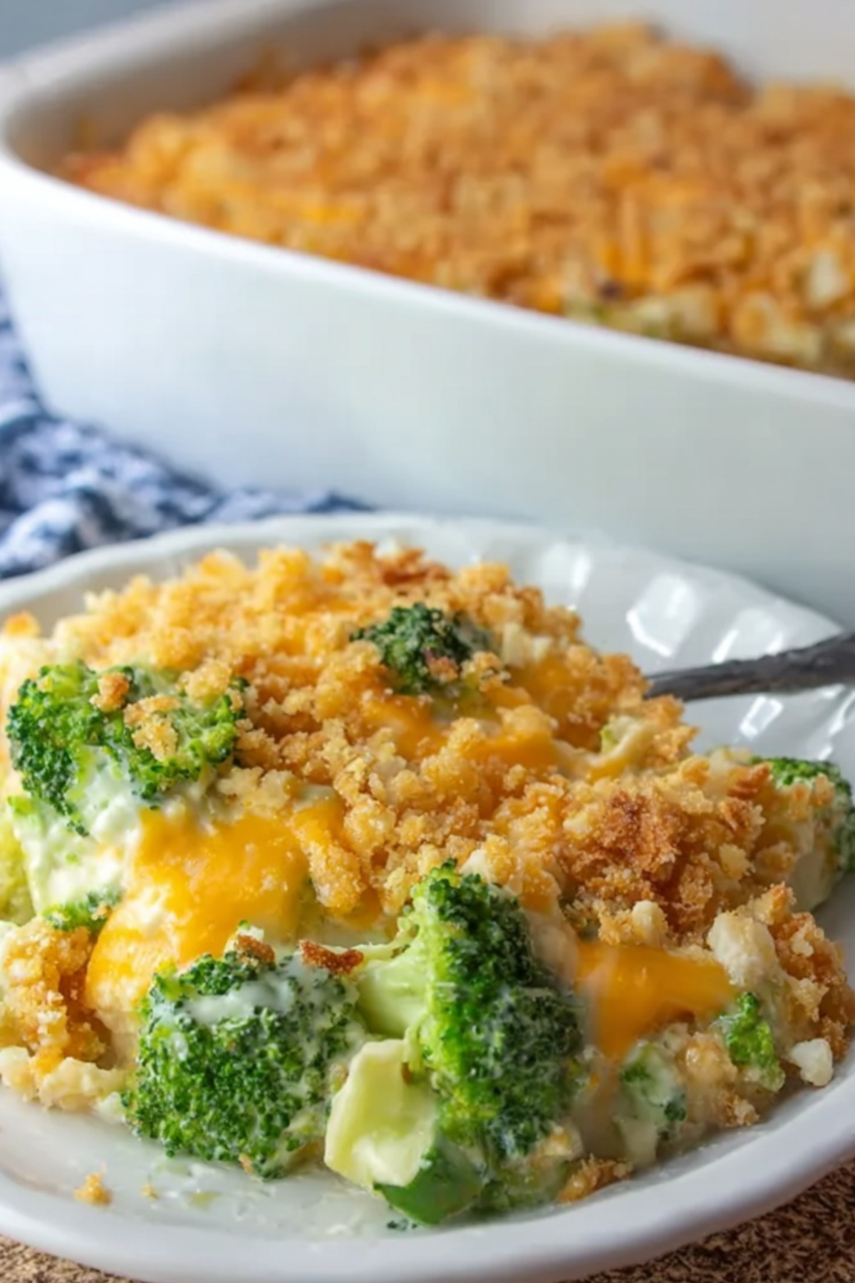 Broccoli Cheese Casserole - Easy , Comforting Side Dish - ZazaCook