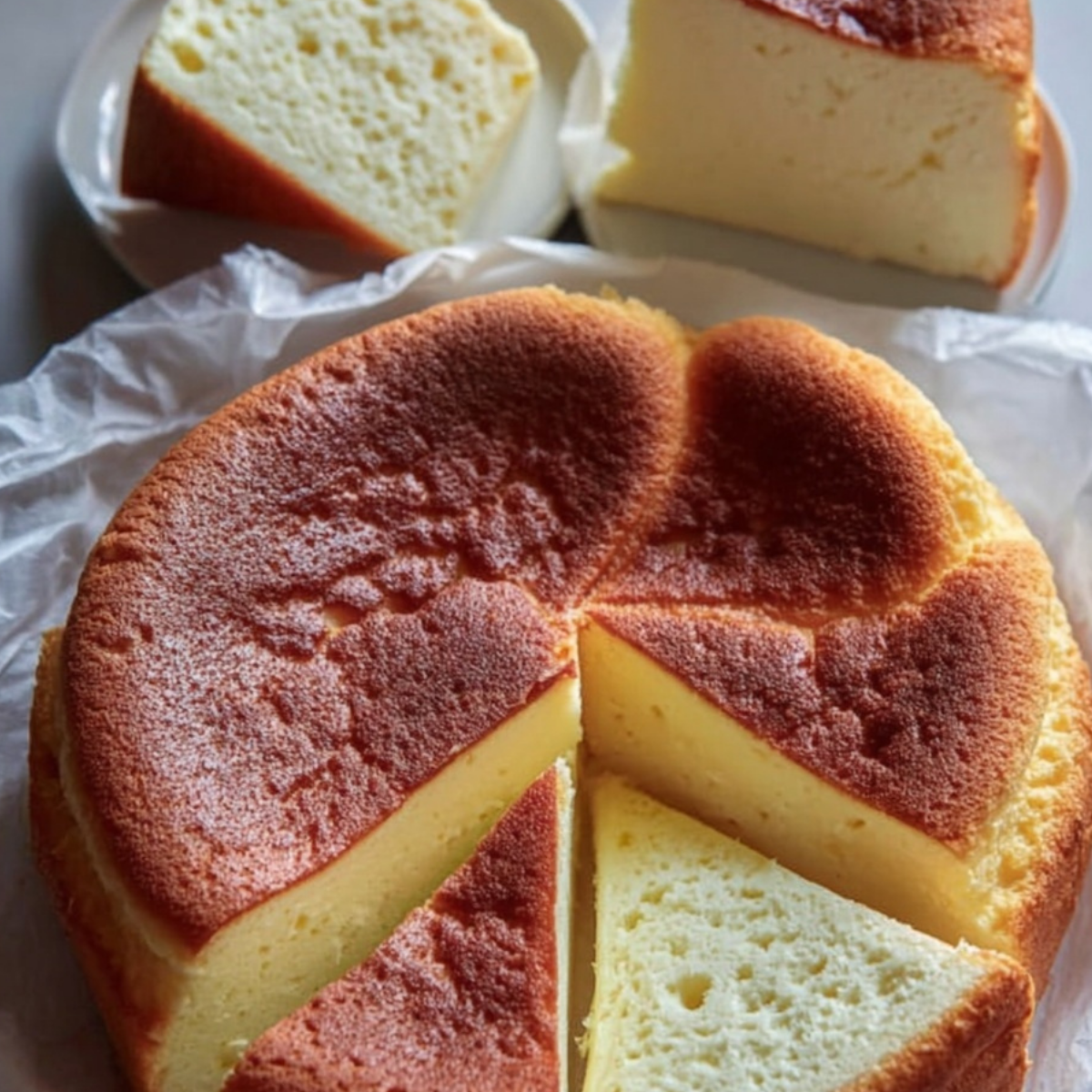 Japanese Jiggly Cheesecake – Best Fluffy Cake Recipe - ZazaCook