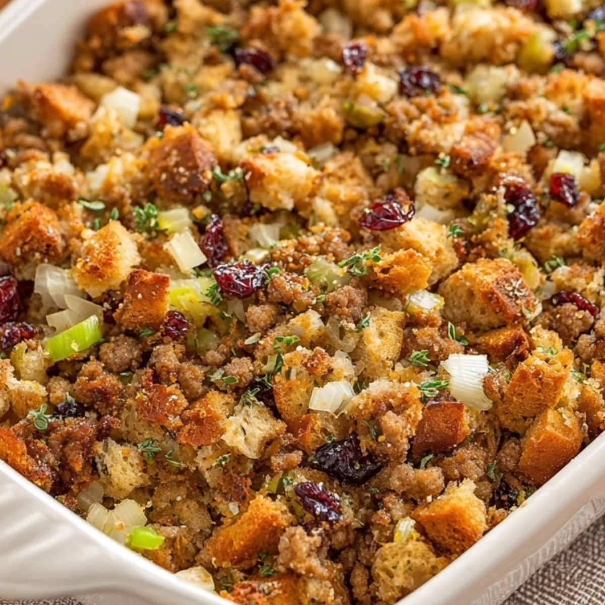 Sausage Stuffing – Best Holiday Recipe - ZazaCook