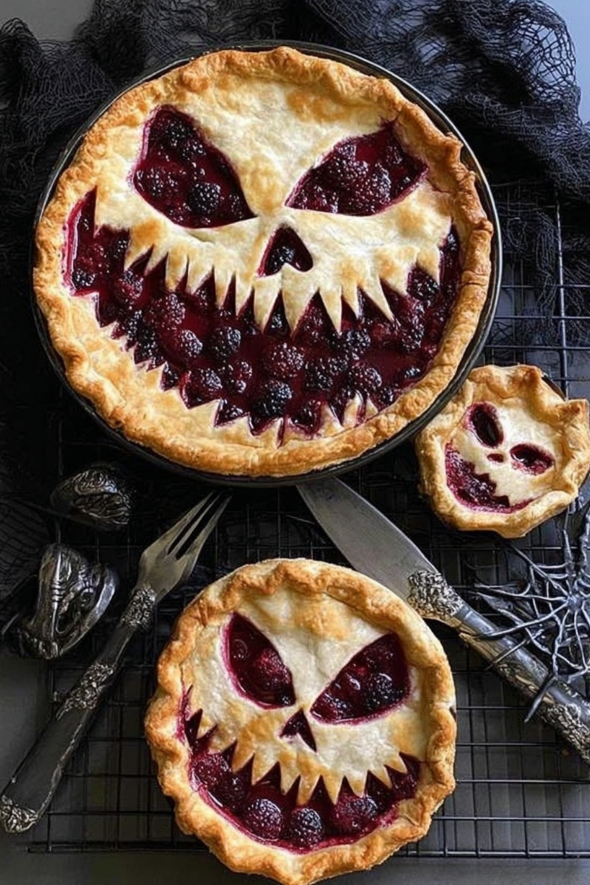 Spooky Good Berry Pie – Easy & Spooky Halloween Treat - ZazaCook