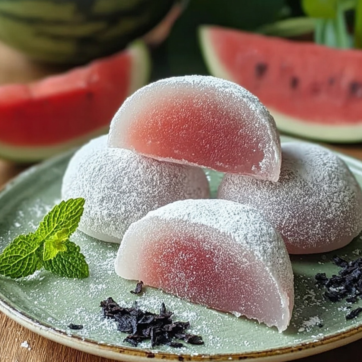 Watermelon Mochi – Easy Recipe - ZazaCook
