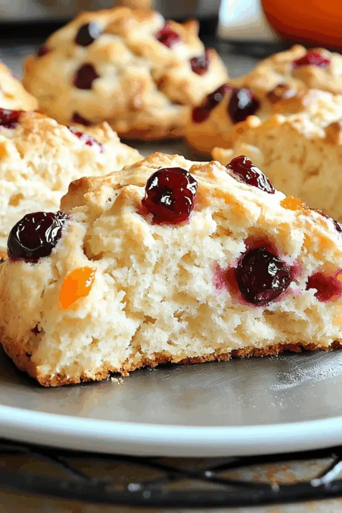 Cranberry Orange Scones – Easy Recipe - ZazaCook