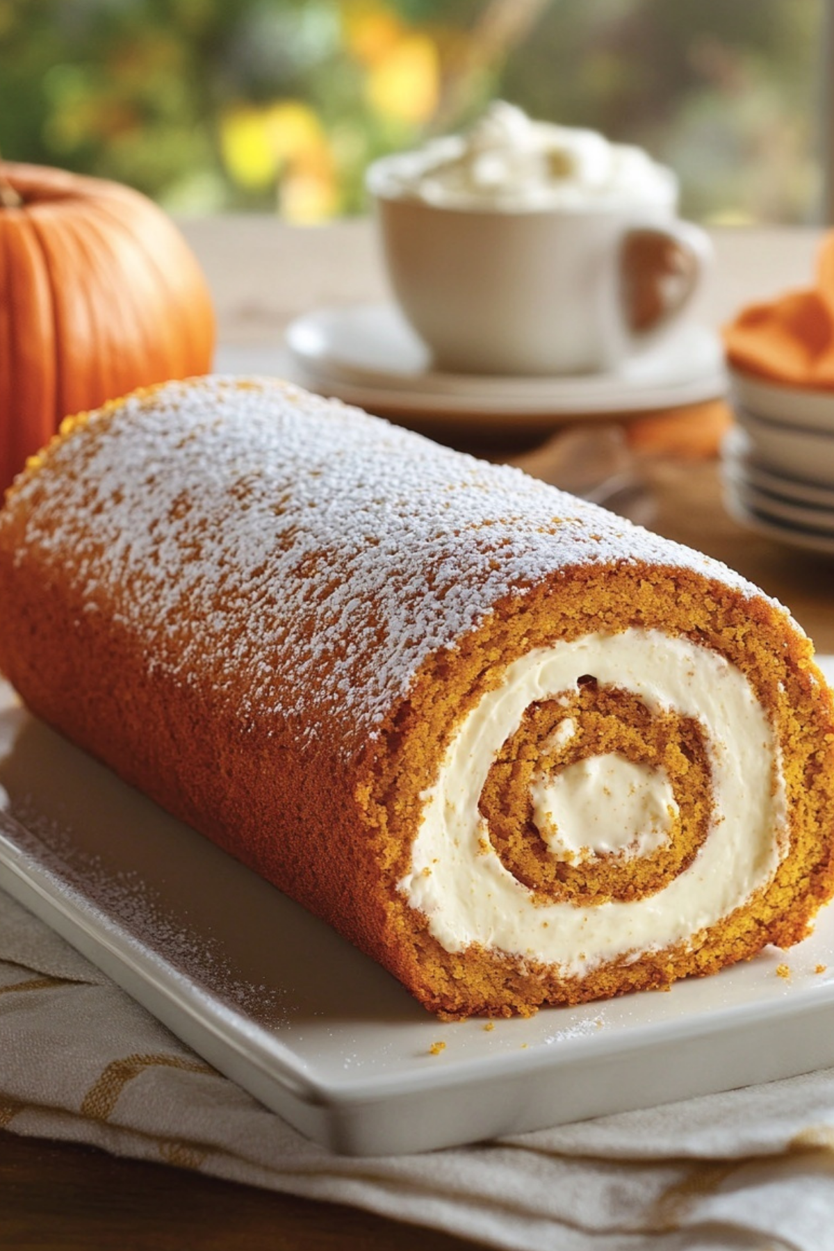 Fall Pumpkin Spice Roll Cake – Easy & Delicious Recipe - ZazaCook