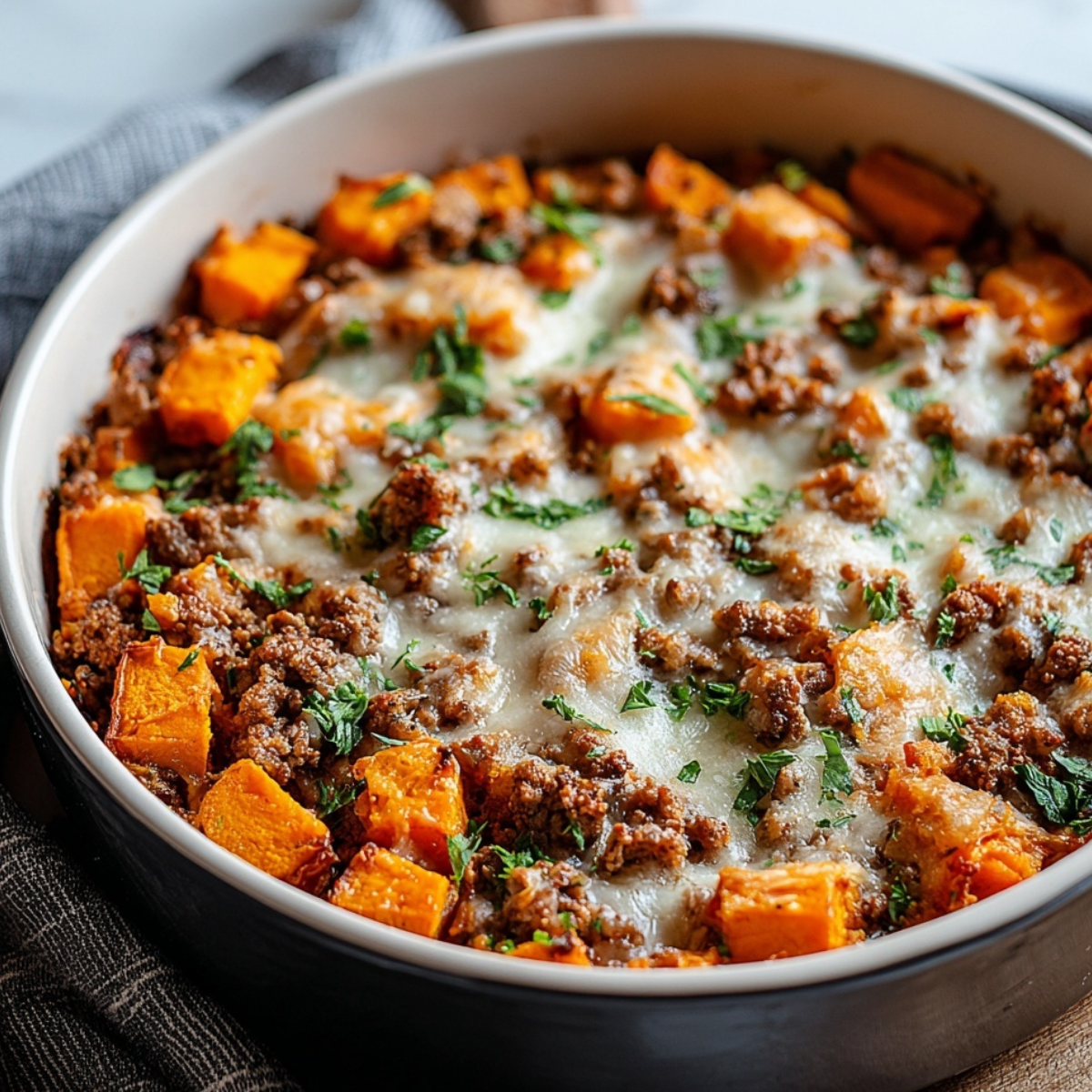 Ground Turkey Sweet Potato Bake: Easy Recipe - ZazaCook