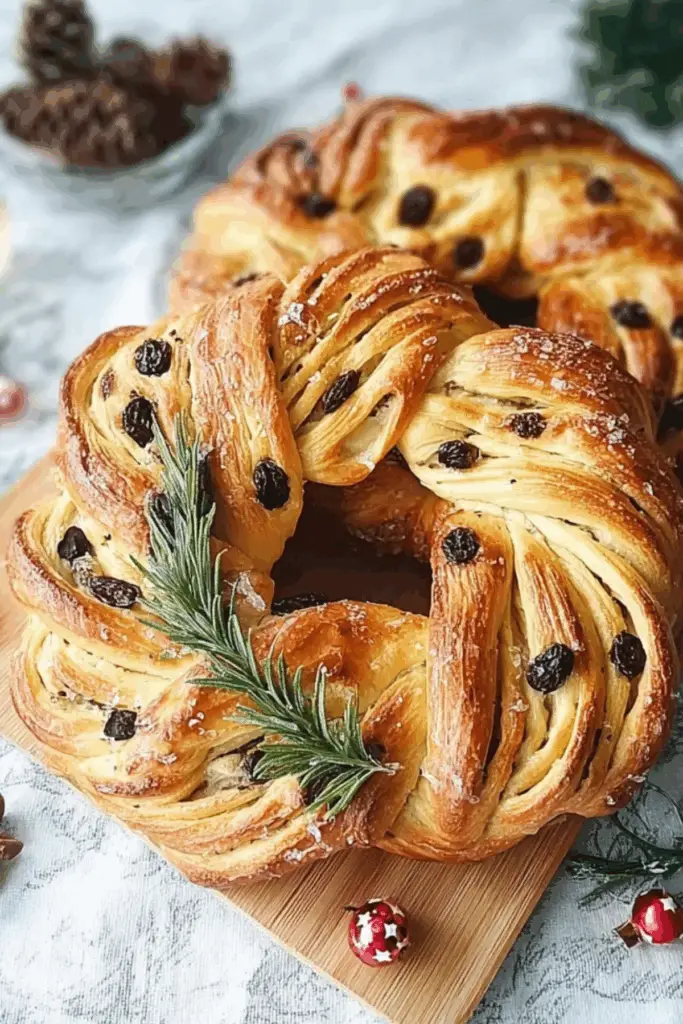 Christmas Wreath Bread Recipe – Easy Holiday Bread - ZazaCook