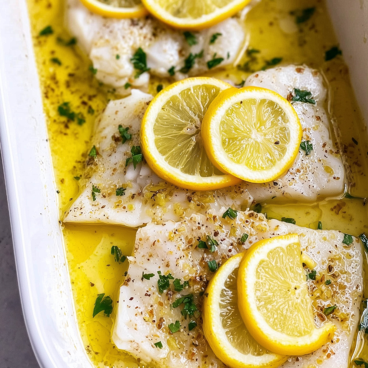 Garlic Butter Lemon Baked Cod – Simple & Delicious - ZazaCook