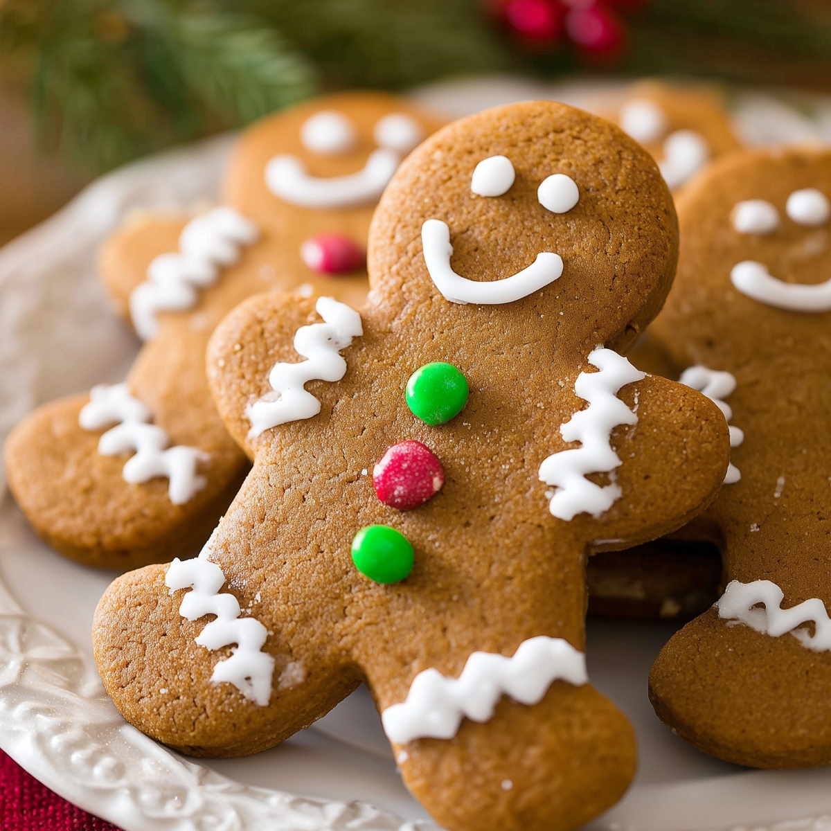 Soft & Chewy Gingerbread Men Cookies – Easy Holiday Recipe - ZazaCook