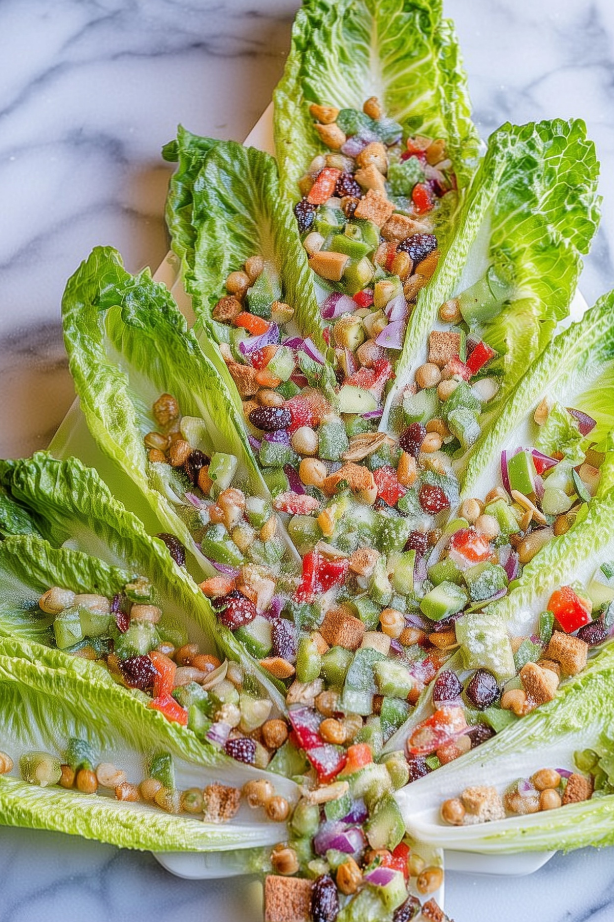 Romaine Lettuce Salad Christmas Tree – A Delicious Holiday Delight ...