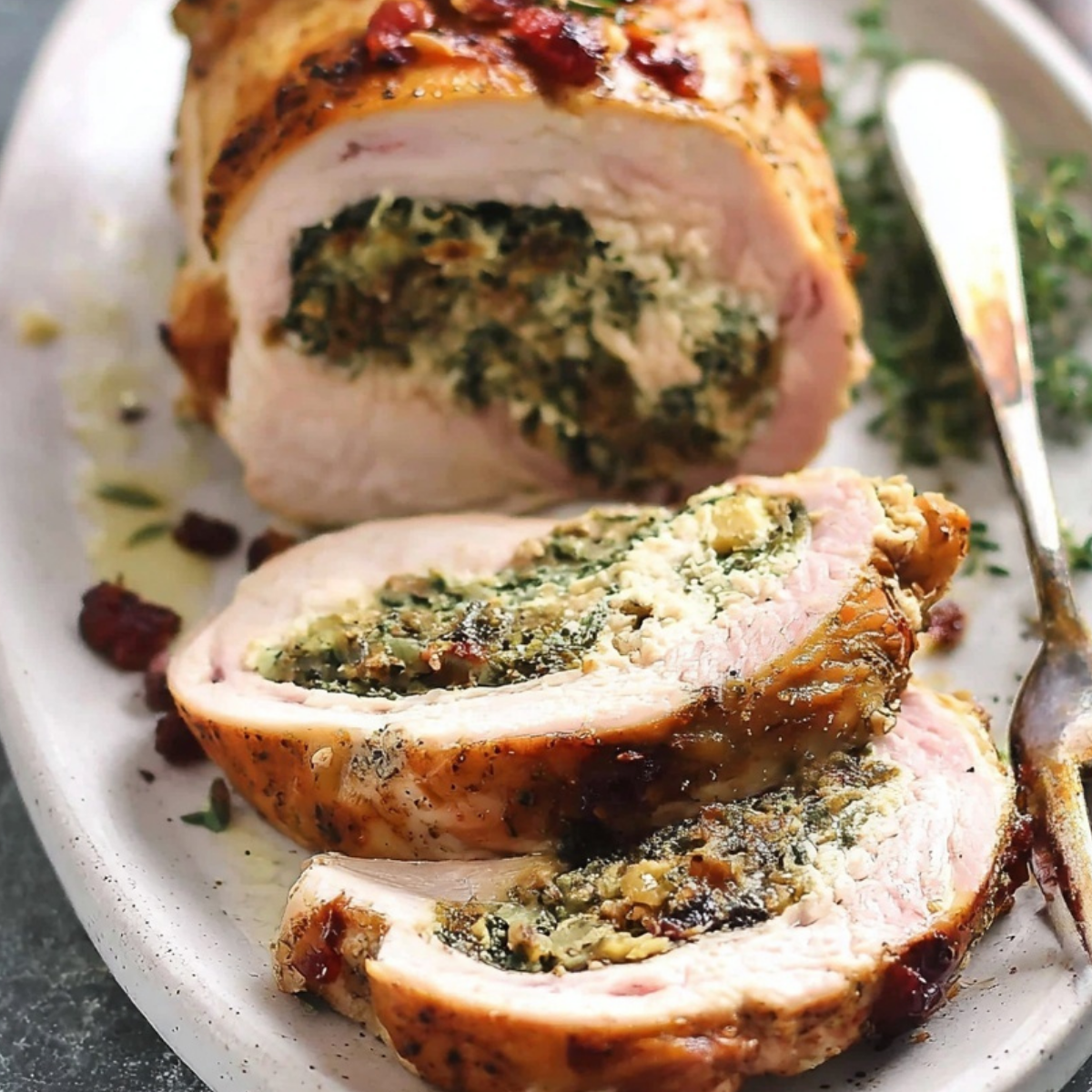 Stuffed Turkey Breast – Juicy & Easy Recipe - ZazaCook