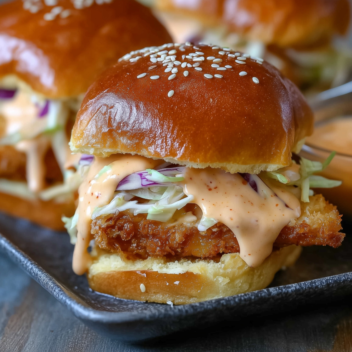 Bang Bang Chicken Sliders – Easy , Crispy, and Delicious - ZazaCook