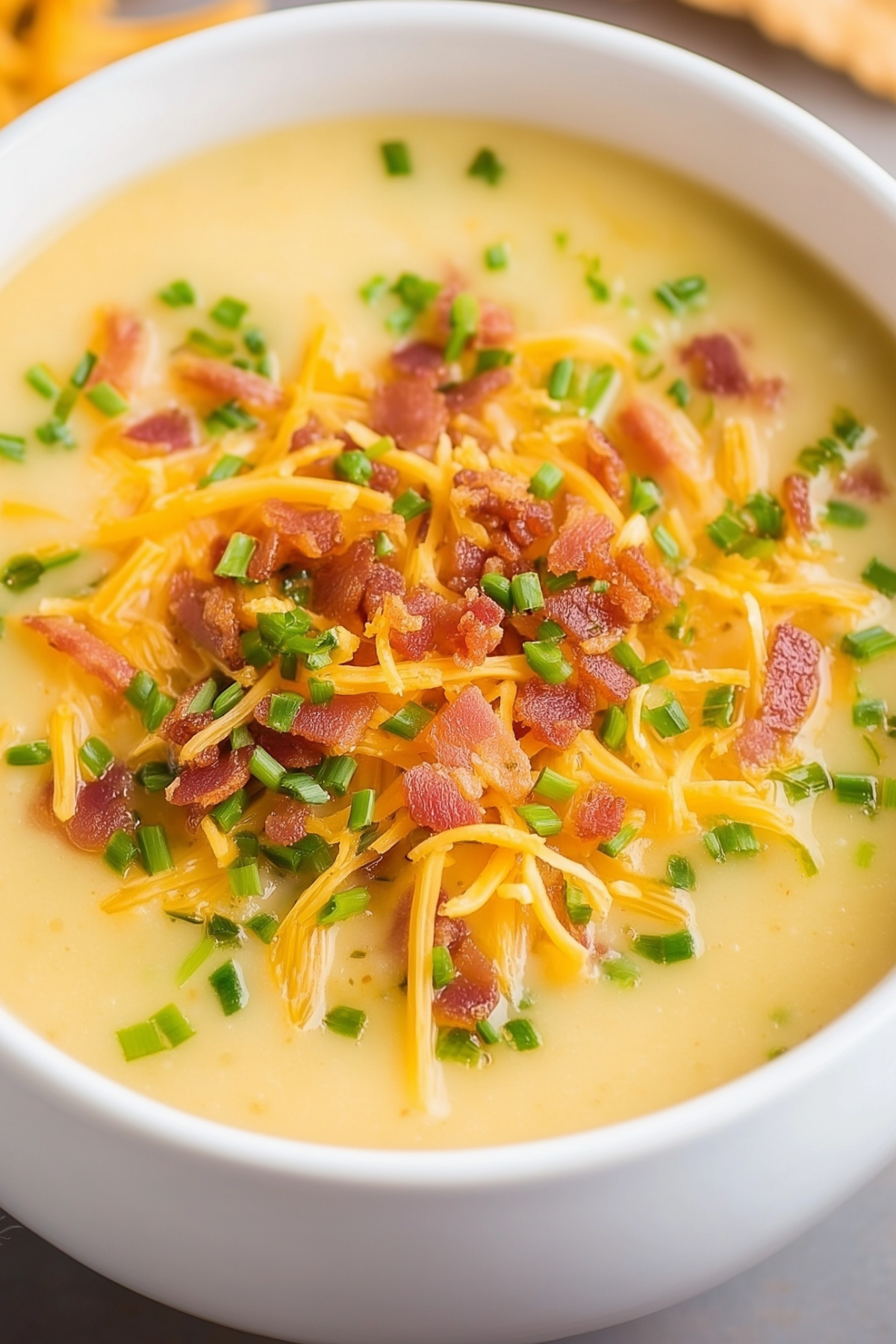 Cheddar Cheese Potato Soup: Easy & Delicious - ZazaCook