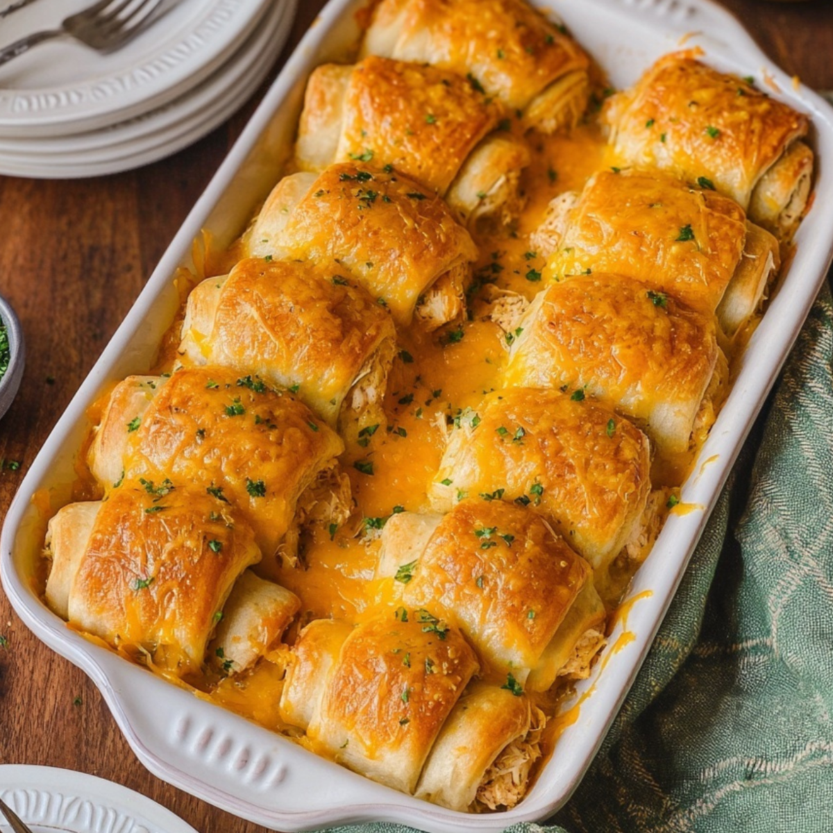 Cheesy Chicken Crescent Rolls – Easy Comfort Food - ZazaCook