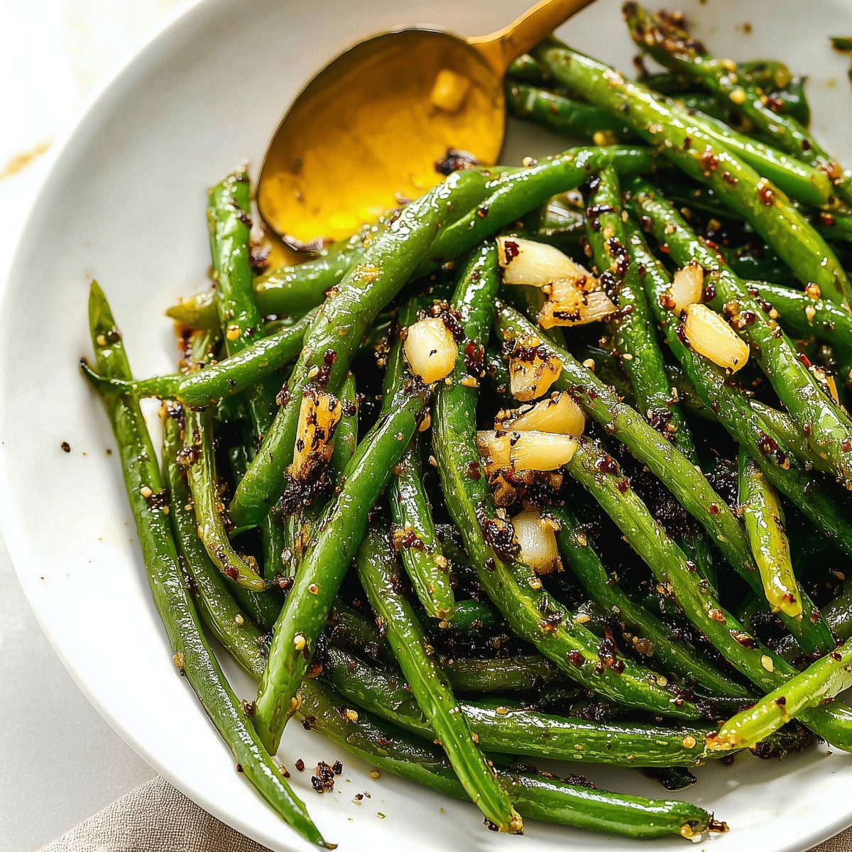Garlic Green Beans - Easy and Flavorful Recipe - ZazaCook
