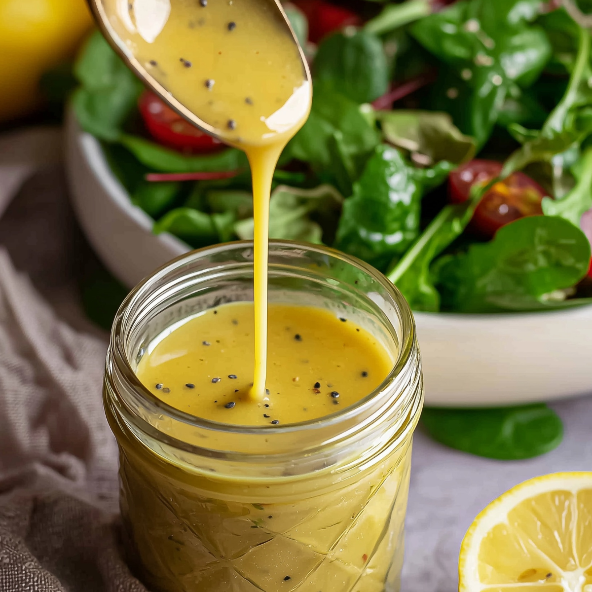 Homemade Lemon Vinaigrette Salad Dressing – Easy & Healthy - ZazaCook