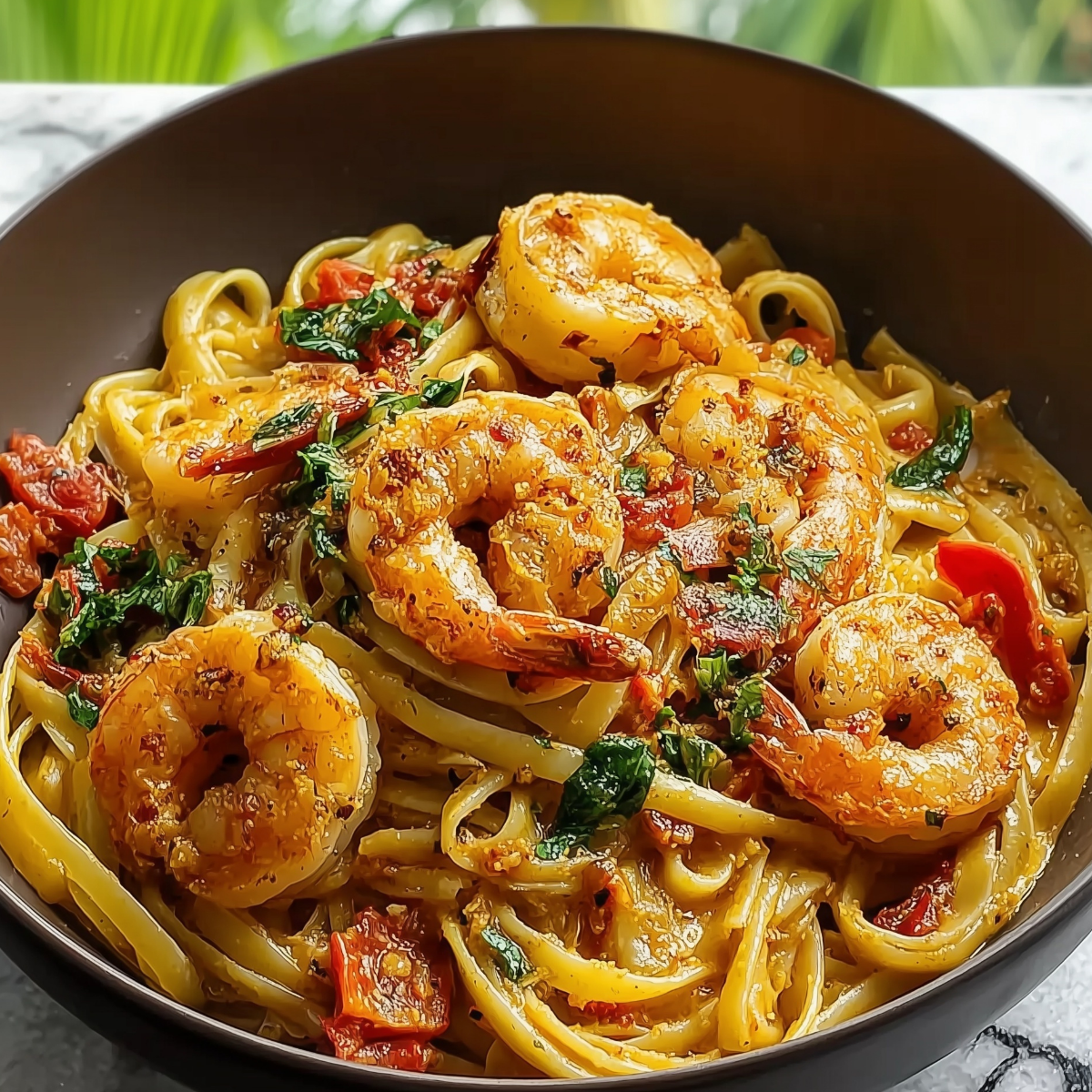 Jamaican Shrimp Pasta: Flavorful and Easy to Make - ZazaCook