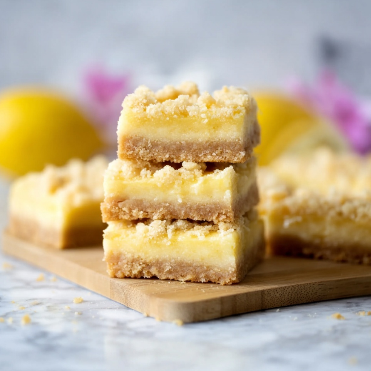 Lemon Crumb Bars – Perfectly Tangy and Creamy! - ZazaCook