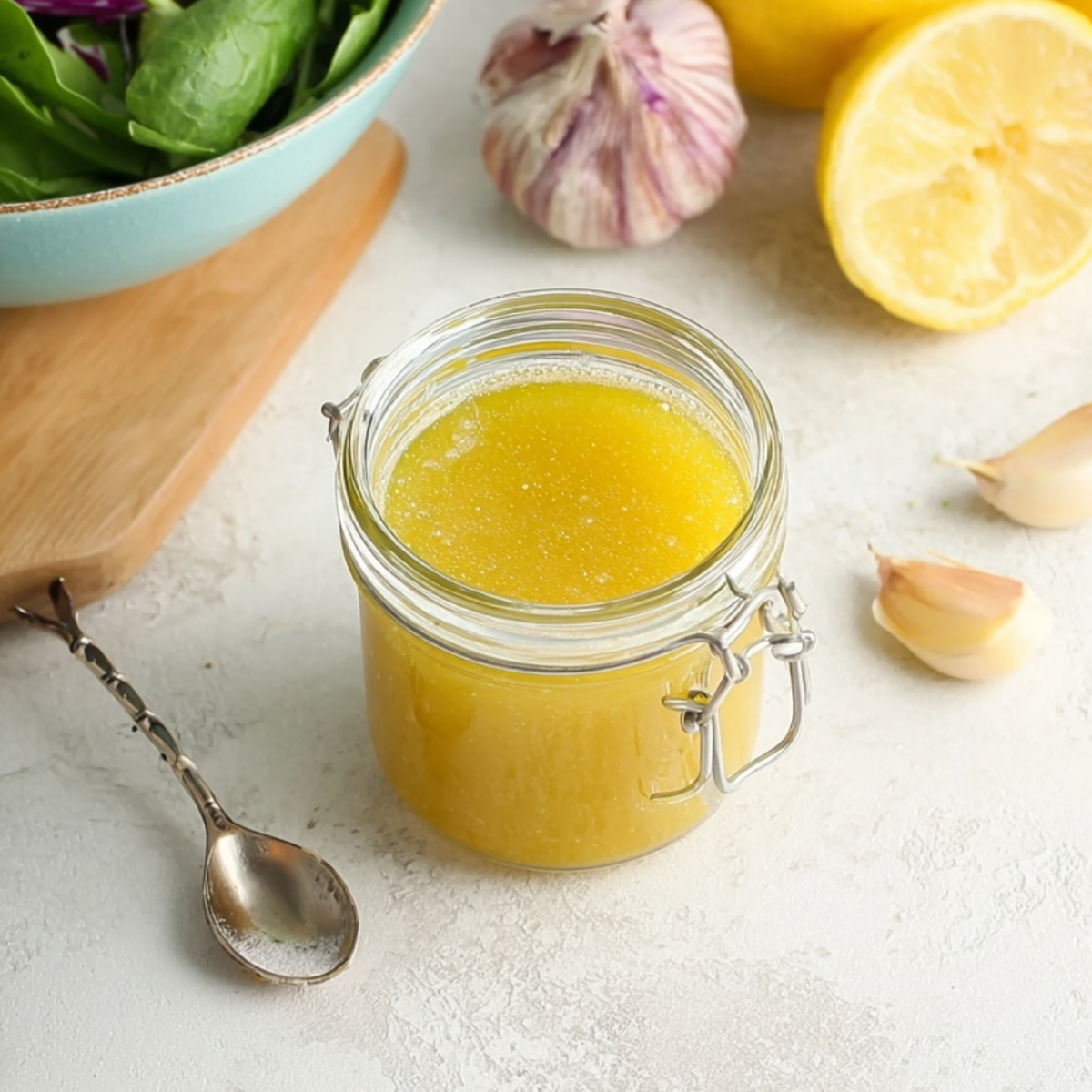 Lemon Garlic Vinaigrette Dressing – Easy & Fresh - ZazaCook