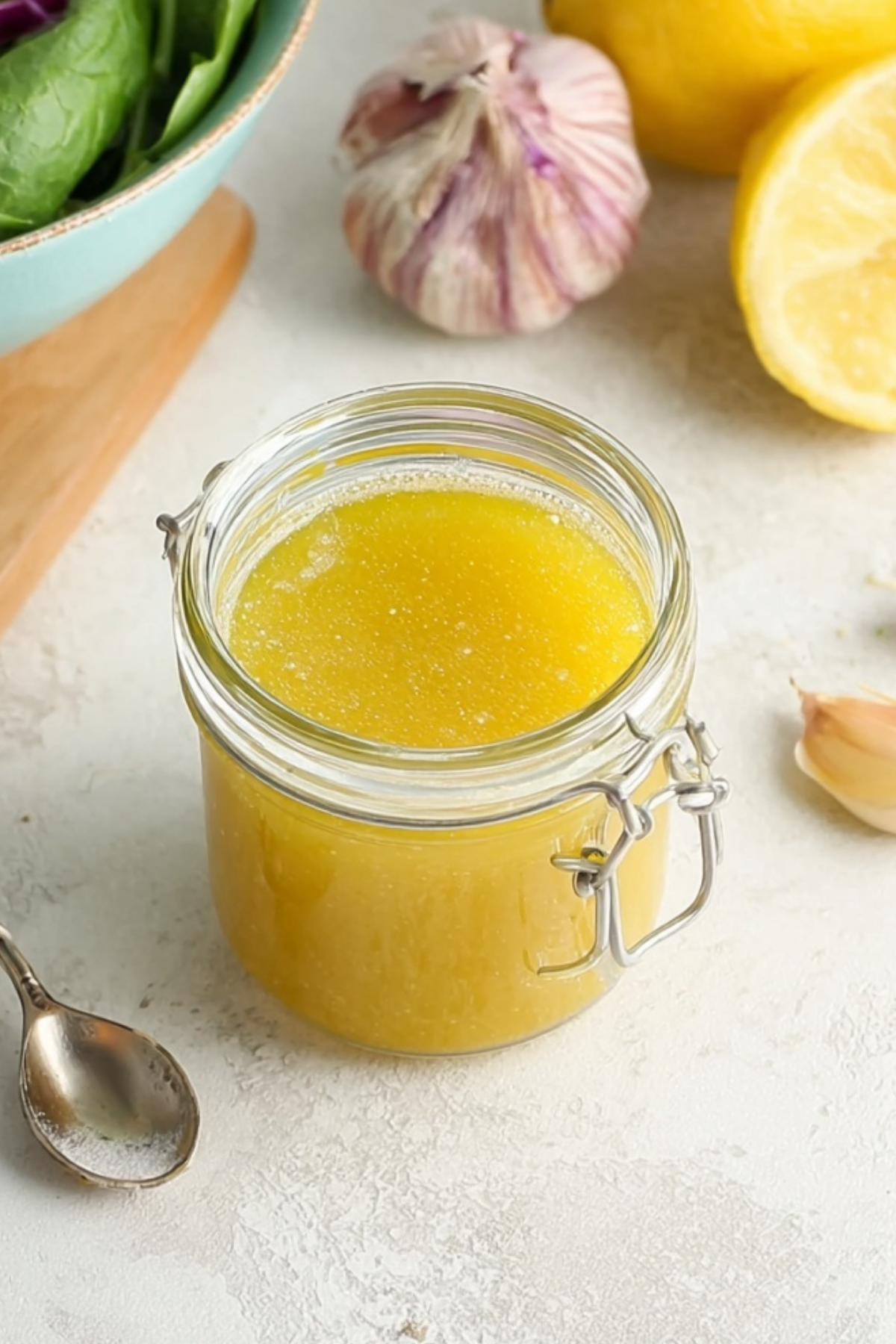 Lemon Garlic Vinaigrette Dressing – Easy & Fresh - ZazaCook
