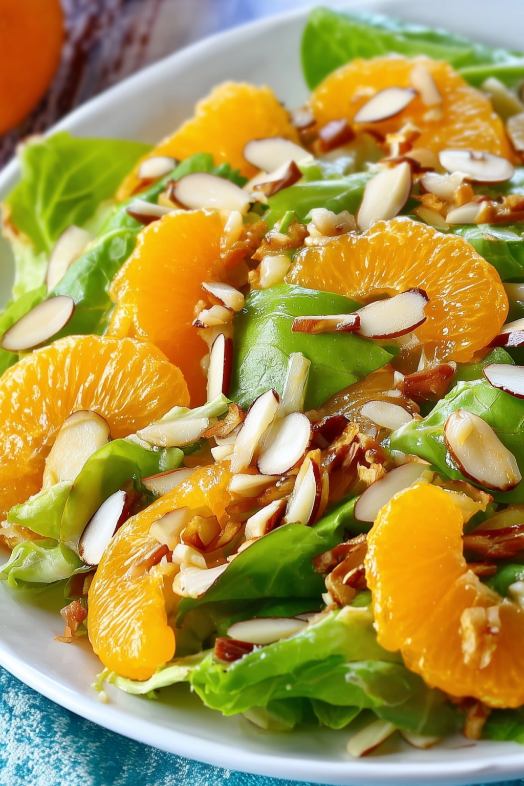 Mandarin Orange Almond Salad – Easy & Flavorful Recipe - ZazaCook
