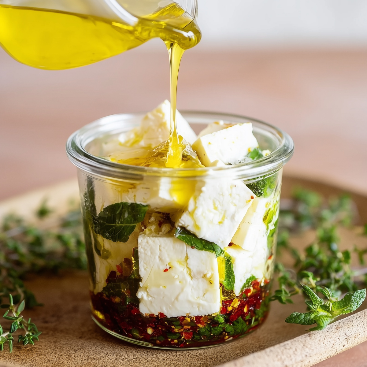 Marinated Feta – Easy & Flavorful Recipe - ZazaCook