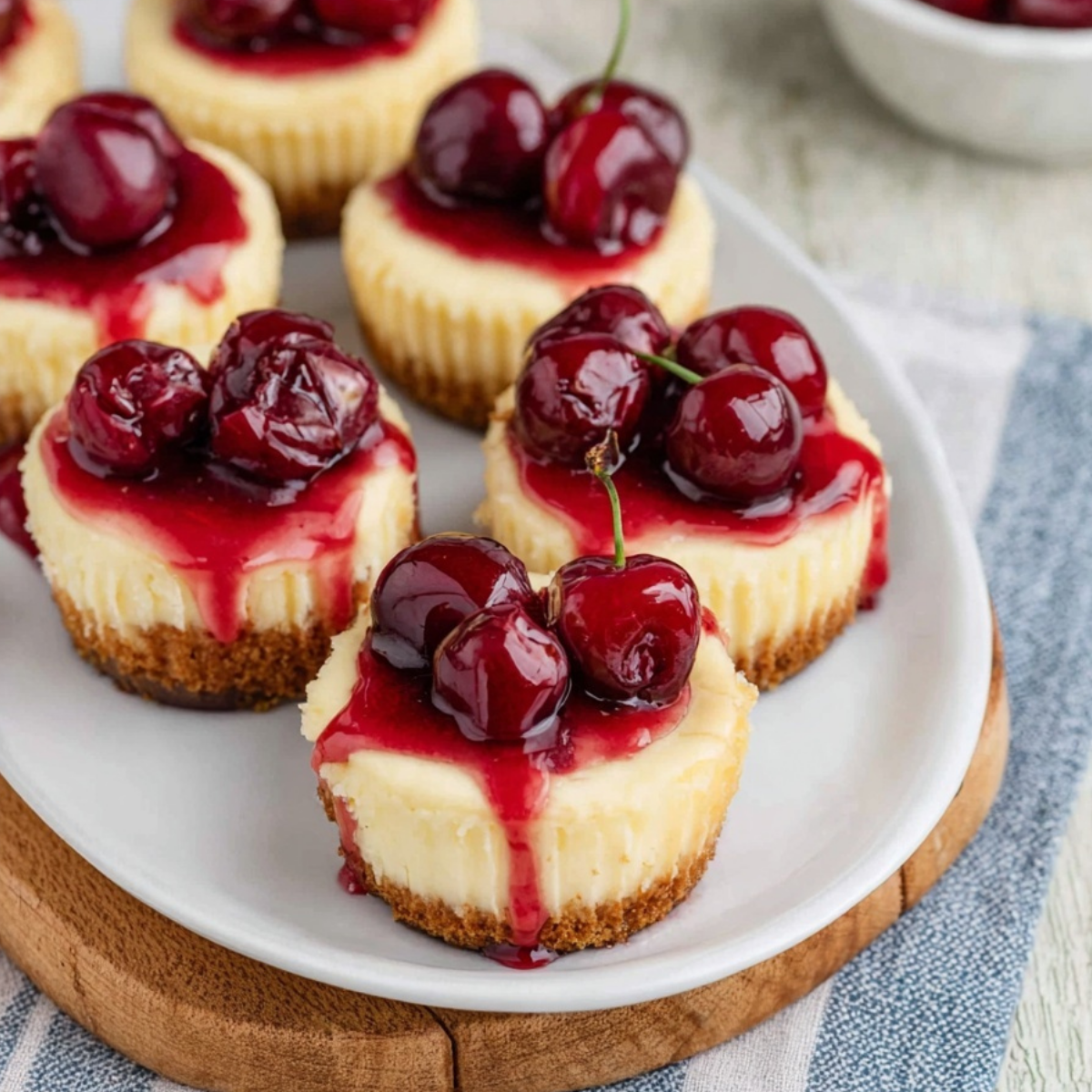 Mini Cherry Cheesecakes: Easy & Delicious Dessert - ZazaCook