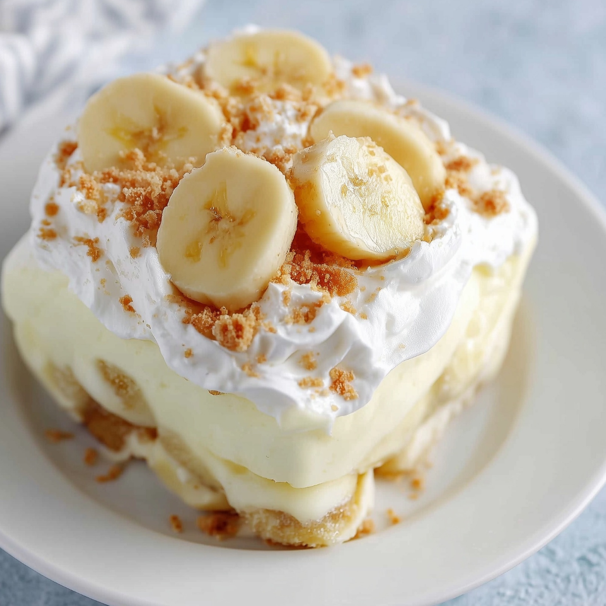 No Bake Banana Pudding Dessert – Quick & Tasty - ZazaCook