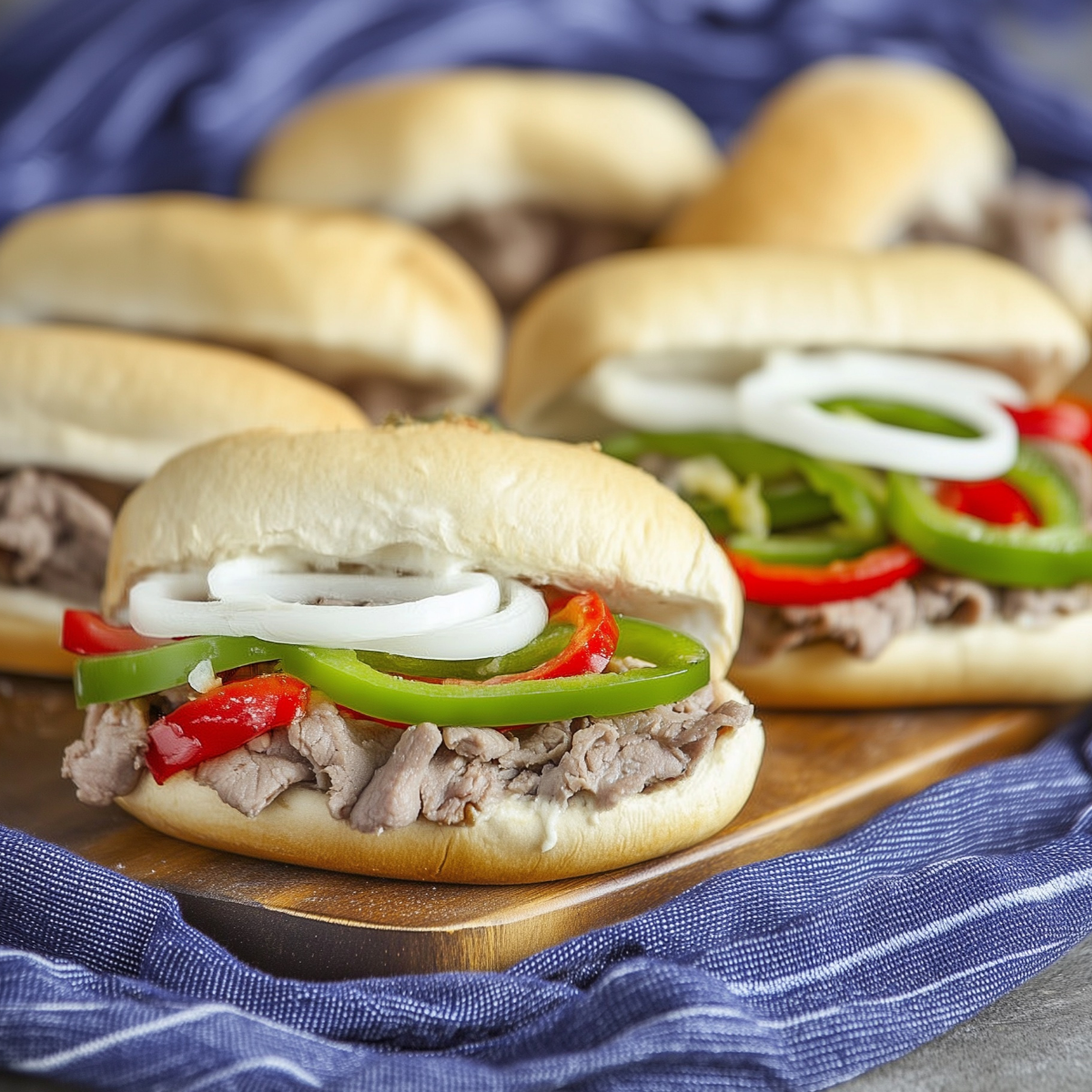 Easy Philly Cheesesteak with Ground Beef Recipe - ZazaCook